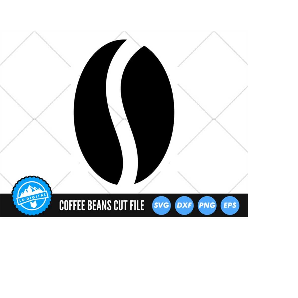 Coffee Beans SVG Files | Coffee Beans Cut Files | Coffee Bea | Inspire ...