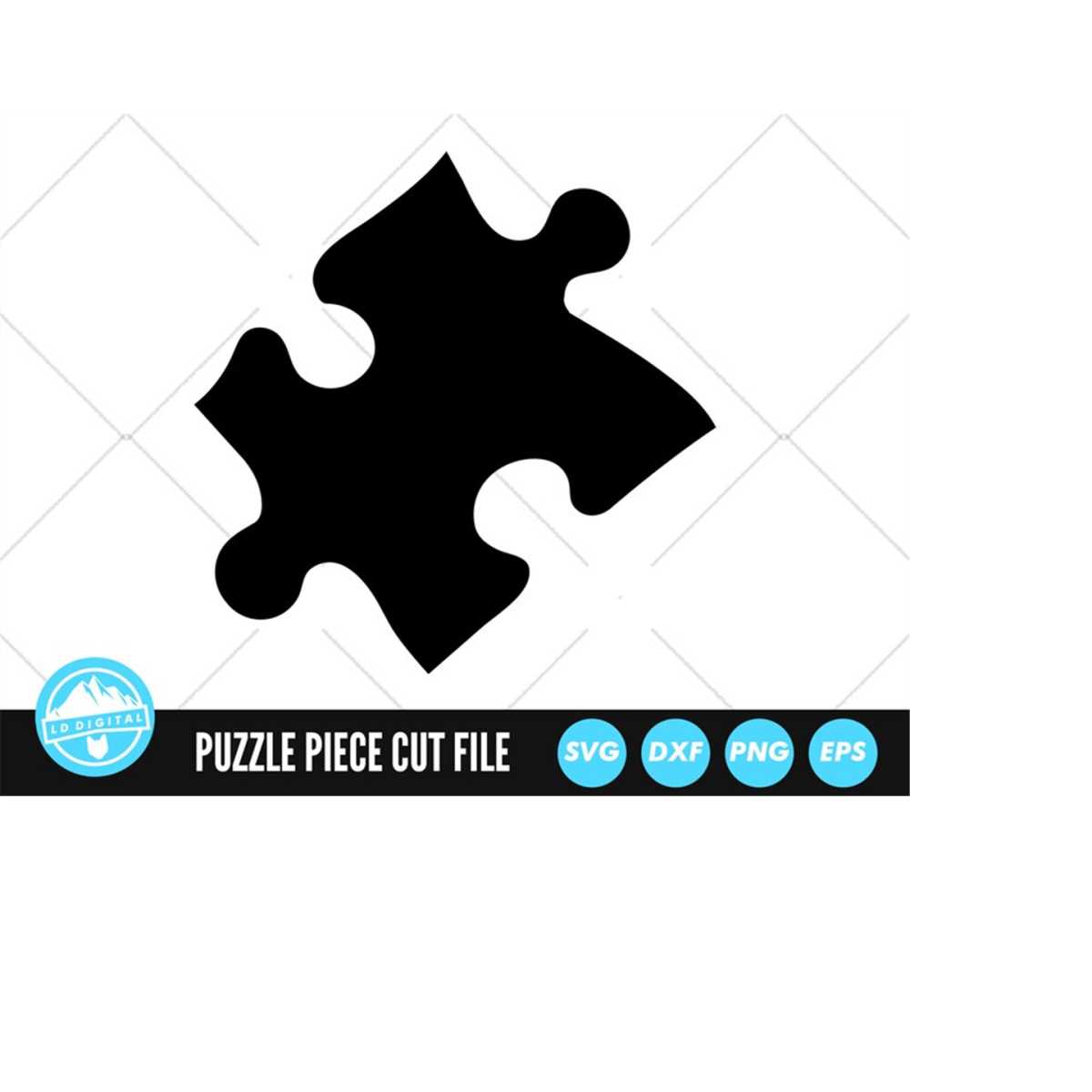 Puzzle Piece SVG Files | Jigsaw Piece Cut Files | Puzzle Pie | Inspire ...