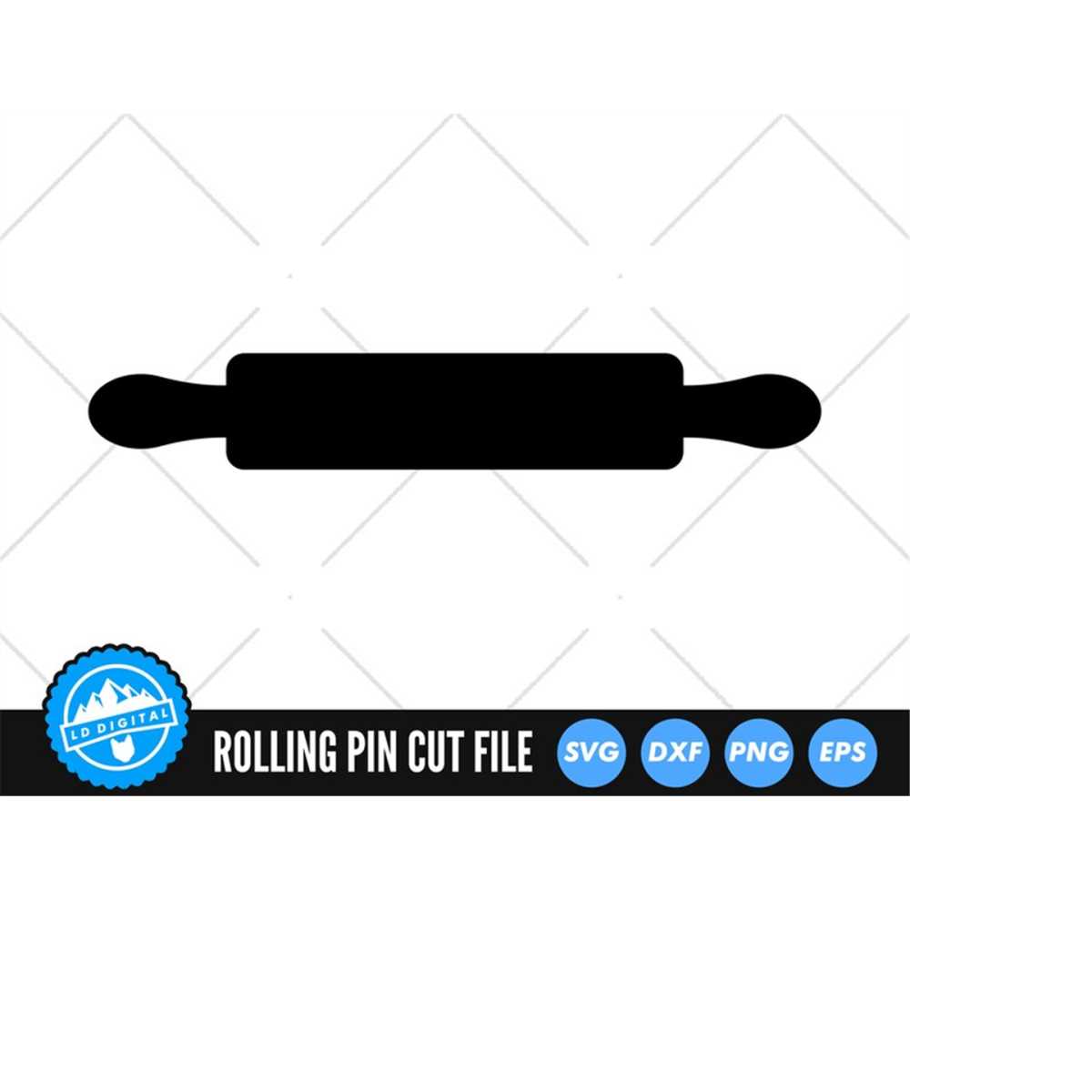 Rolling Pin SVG Files | Baking Utensils Cut Files | Rolling | Inspire ...