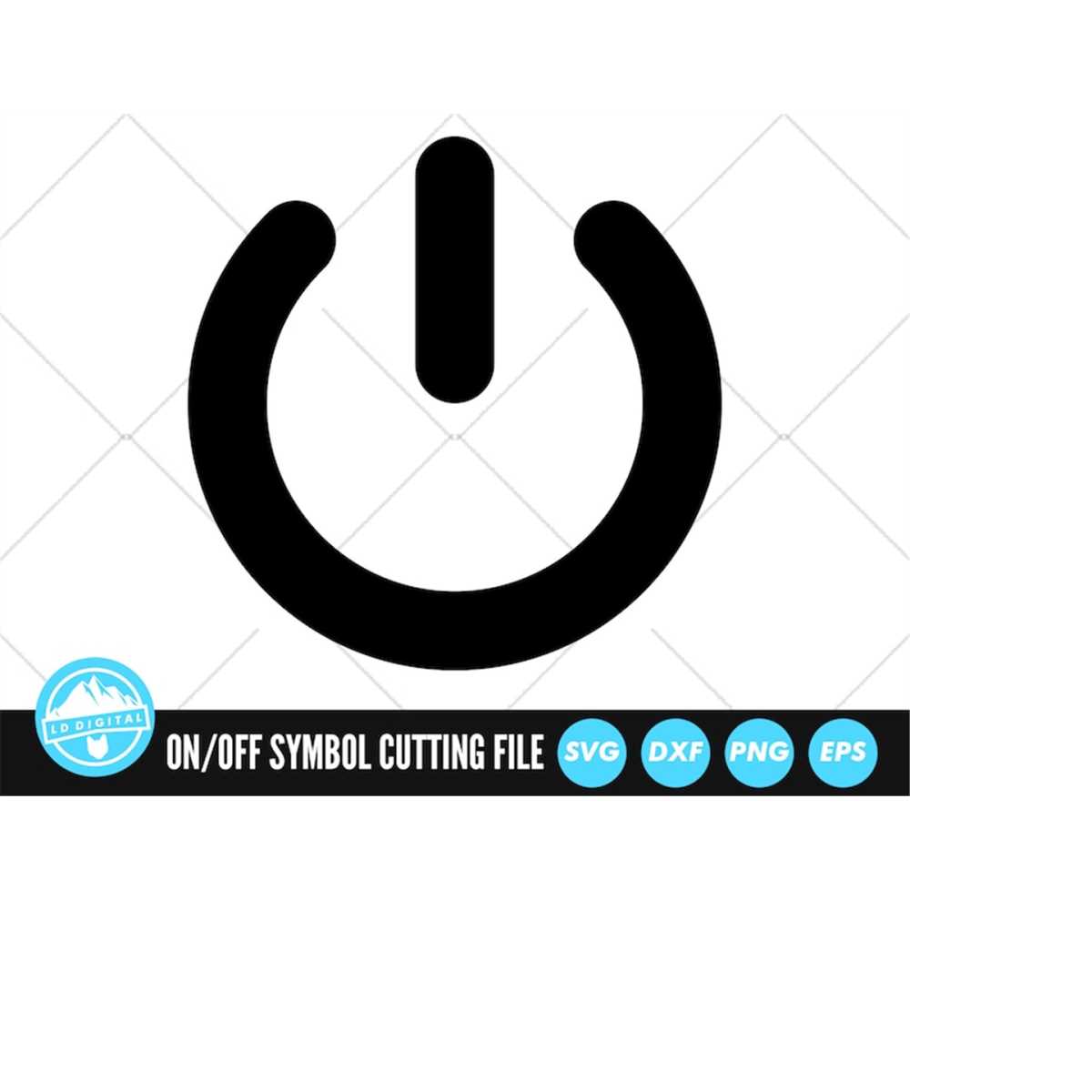 Power Button SVG Files | On-Off Button Cut Files | Power Sym | Inspire ...