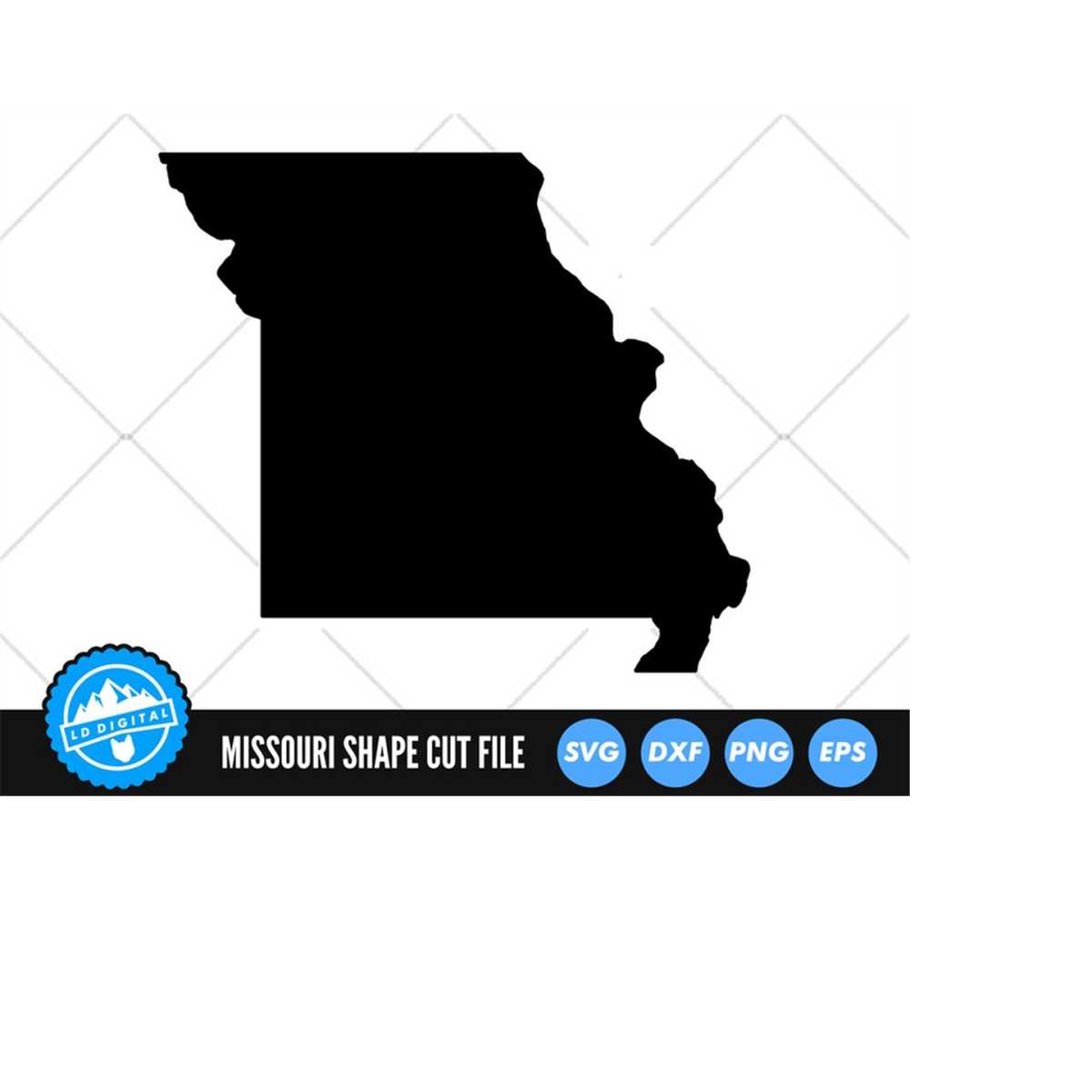 Missouri State SVG Files | Missouri Silhouette Cut Files | U | Inspire ...