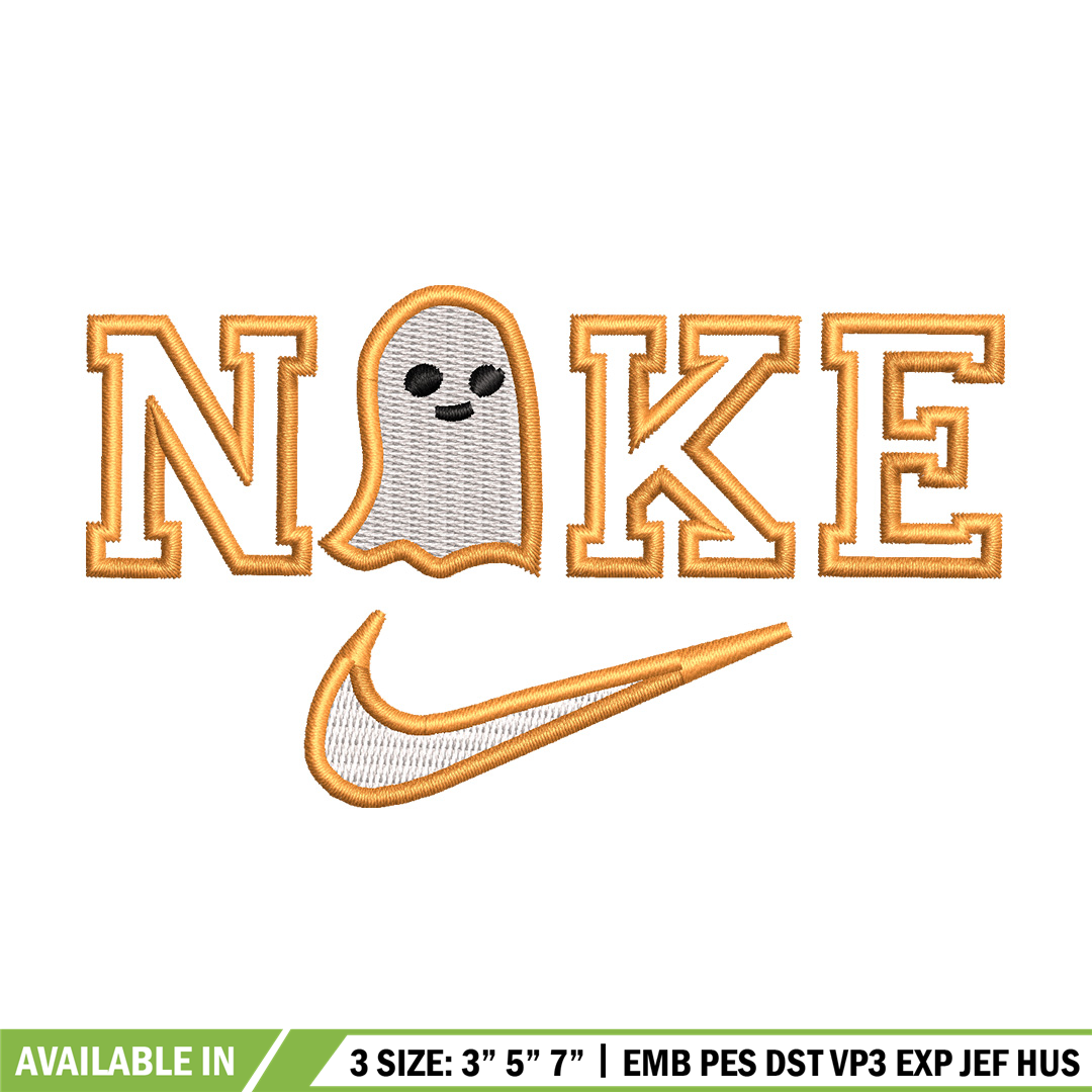 Nike x ghost horror embroidery design, Ghost embroidery, Nik | Inspire ...