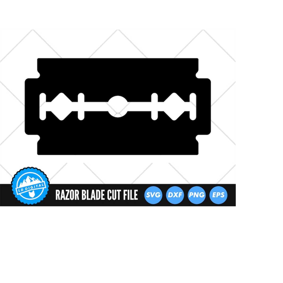 Razor Blade SVG Files | Barber Shop SVG Cut Files | Shaving | Inspire ...