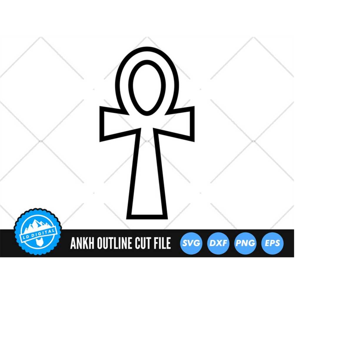 Ankh Symbol SVG Files | Egyptian Symbol Cut Files | Ankh Sym - Inspire ...