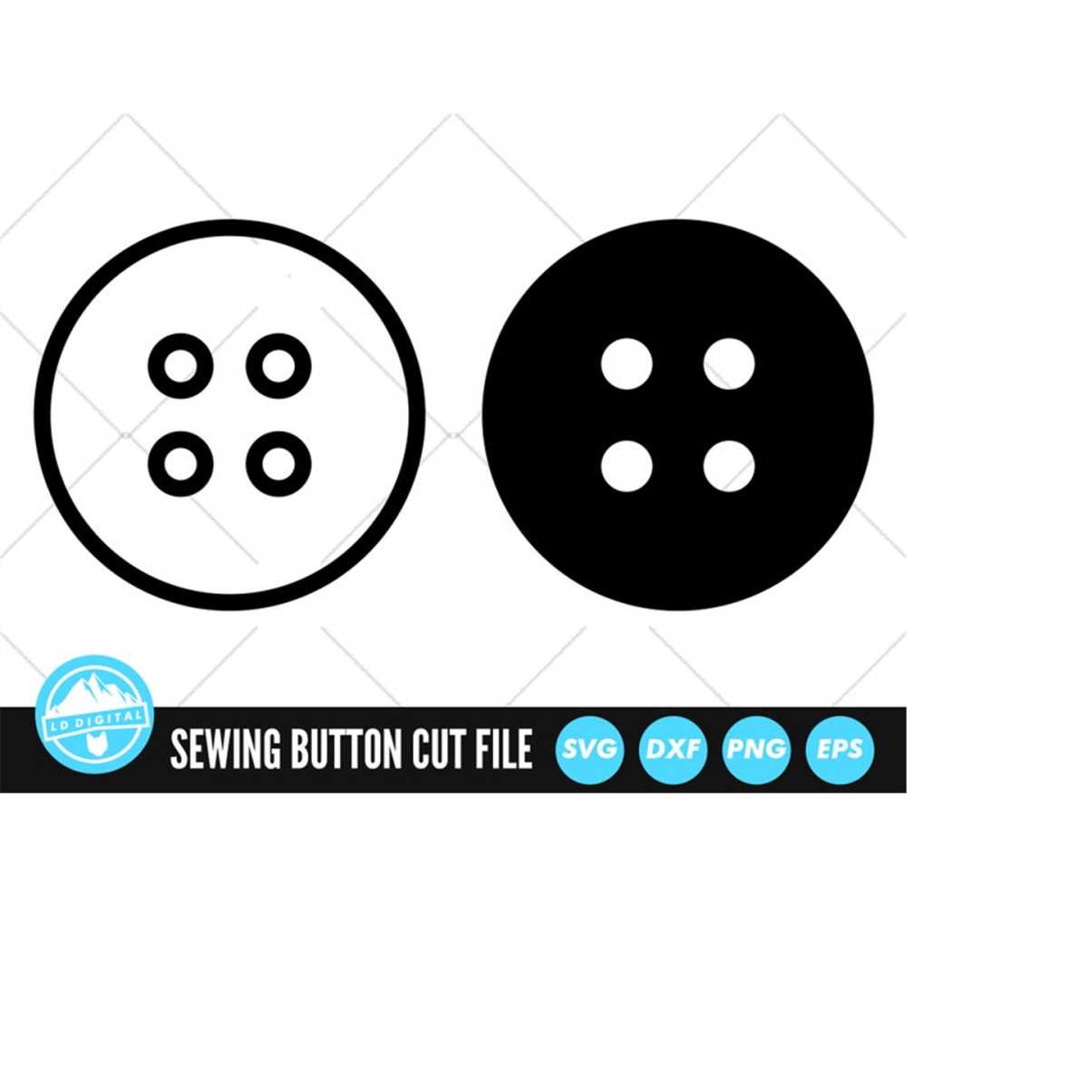 Sewing Button SVG Files | Sewing Button Cut Files | Sewing B - Inspire ...