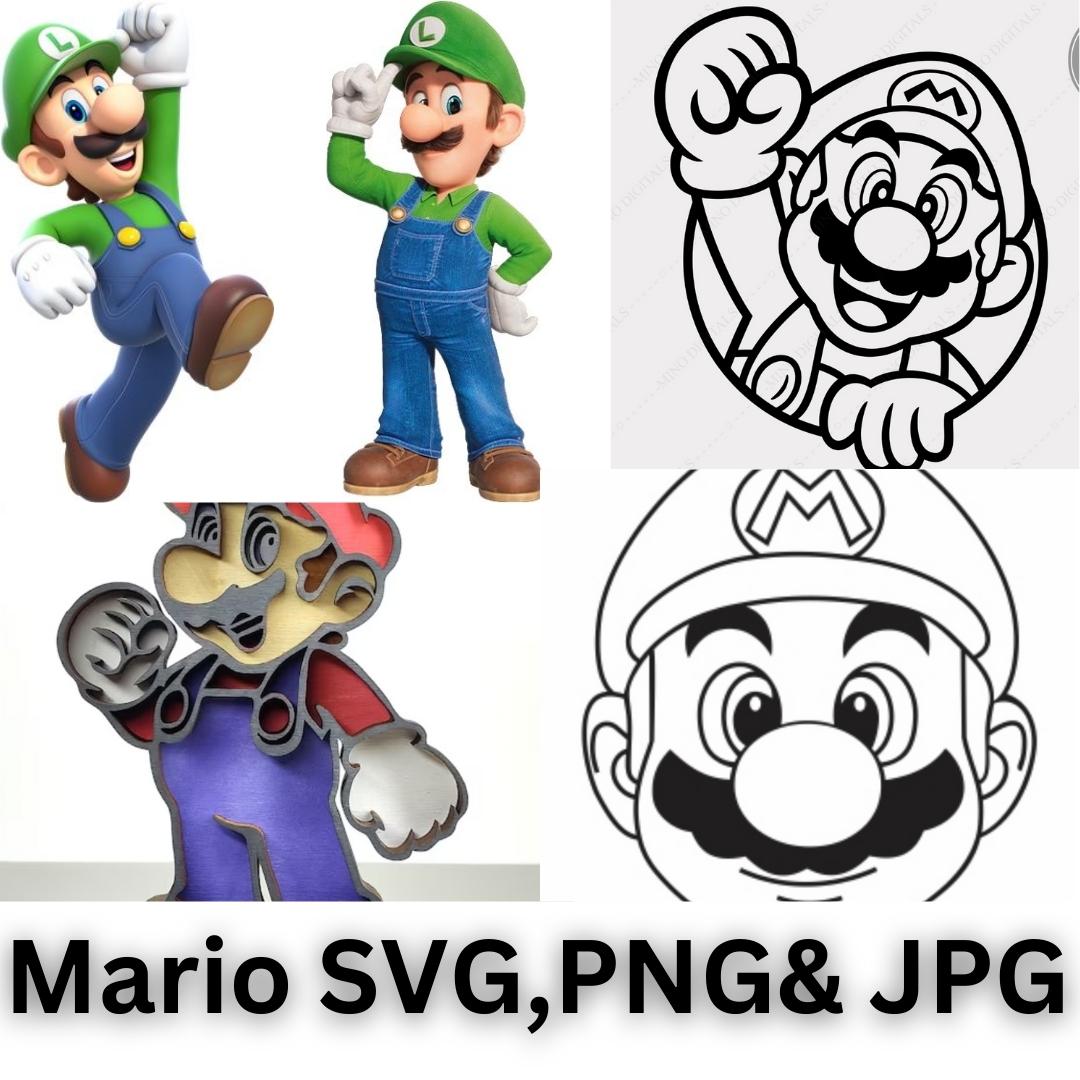 Mario svg | Inspire Uplift