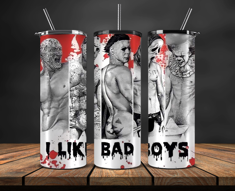 Halloween 20oz Tumbler Wrap ,Horror films Tumbler Wrap PNG, | Inspire ...