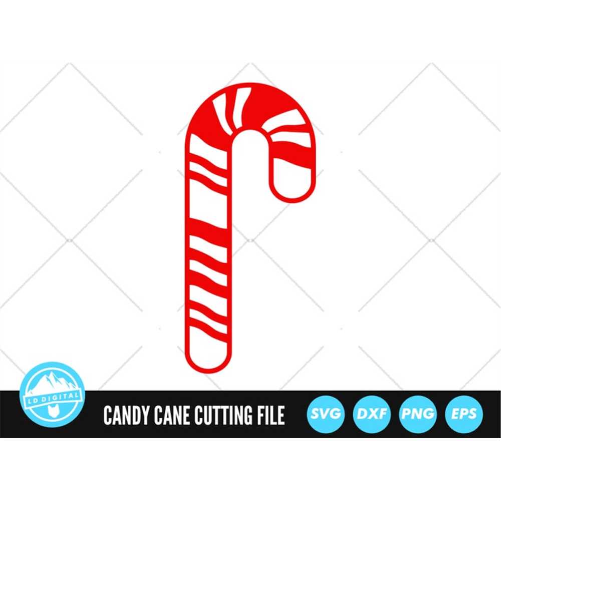 Candy Cane SVG Files | Candy Cane Cut Files | Christmas Vect | Inspire ...