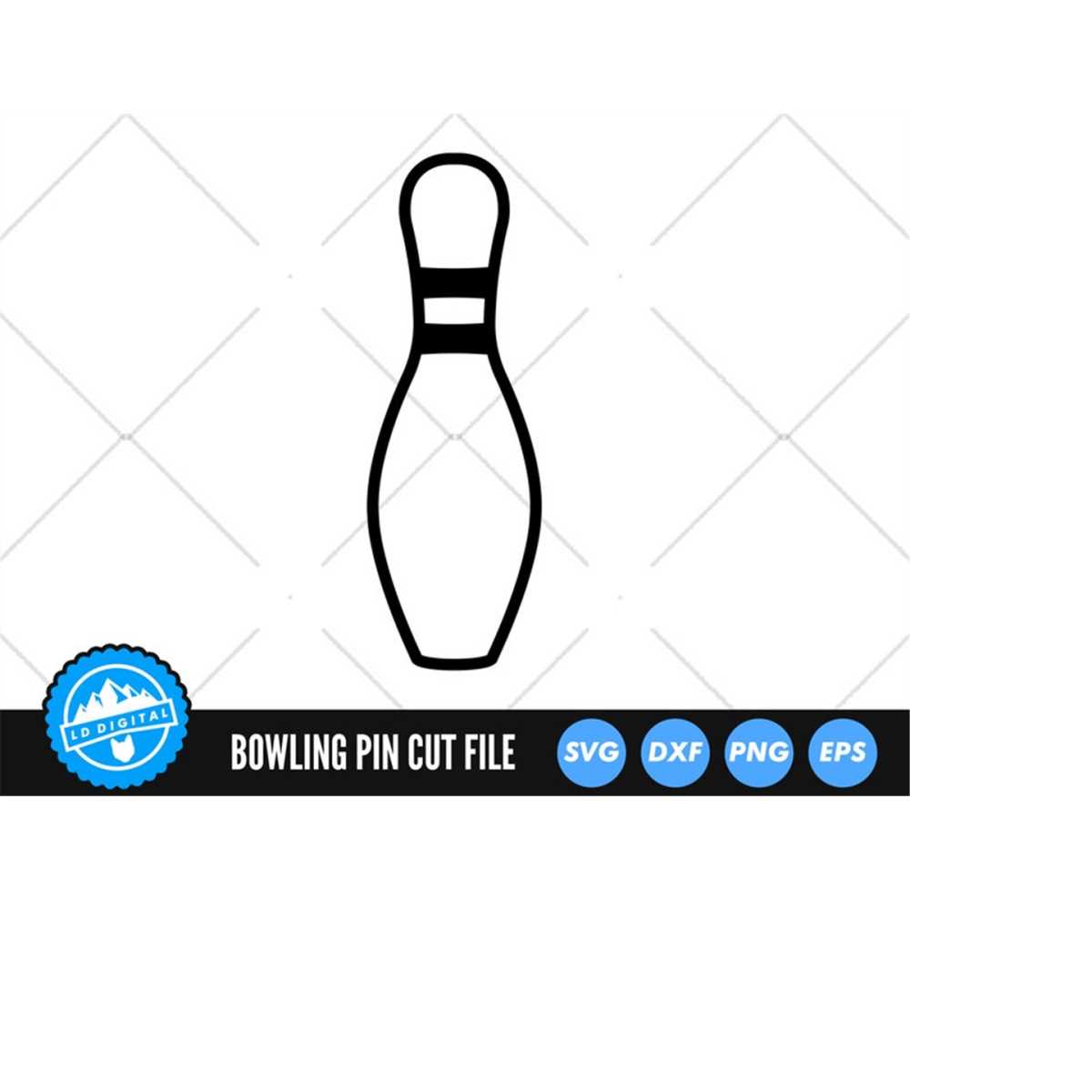 Bowling Pin SVG Files | Bowling Ball Cut Files | Bowling Pin - Inspire ...