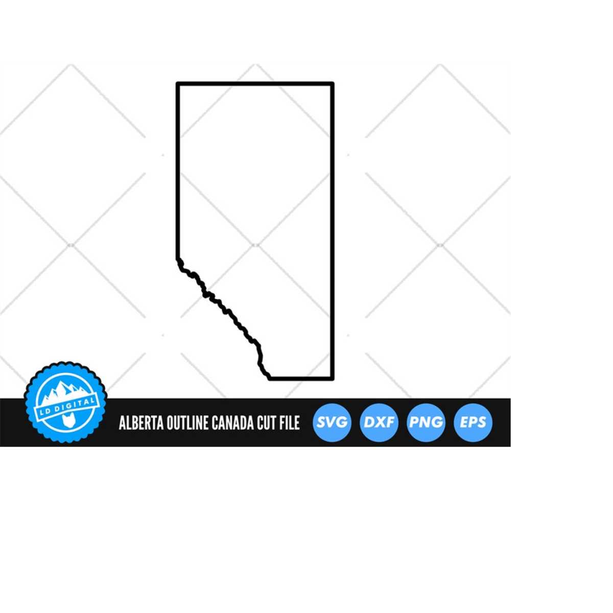 Alberta Outline SVG Files | Alberta Cut Files | Canadian Pro - Inspire ...