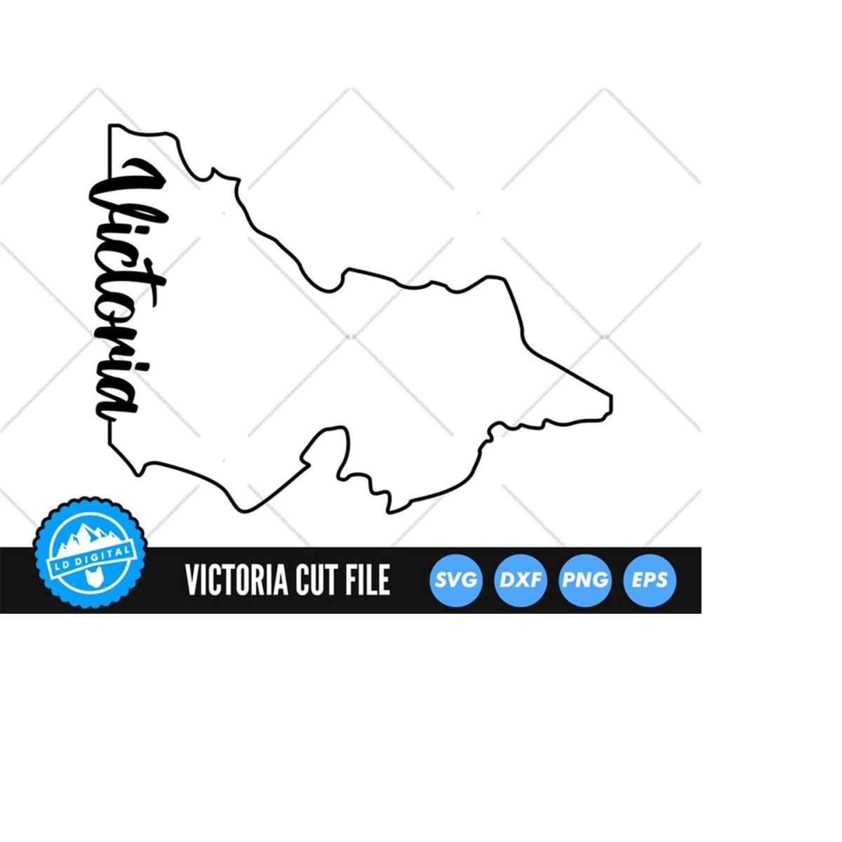 Victoria Outline SVG Files | Victoria Cut Files | Australian | Inspire ...