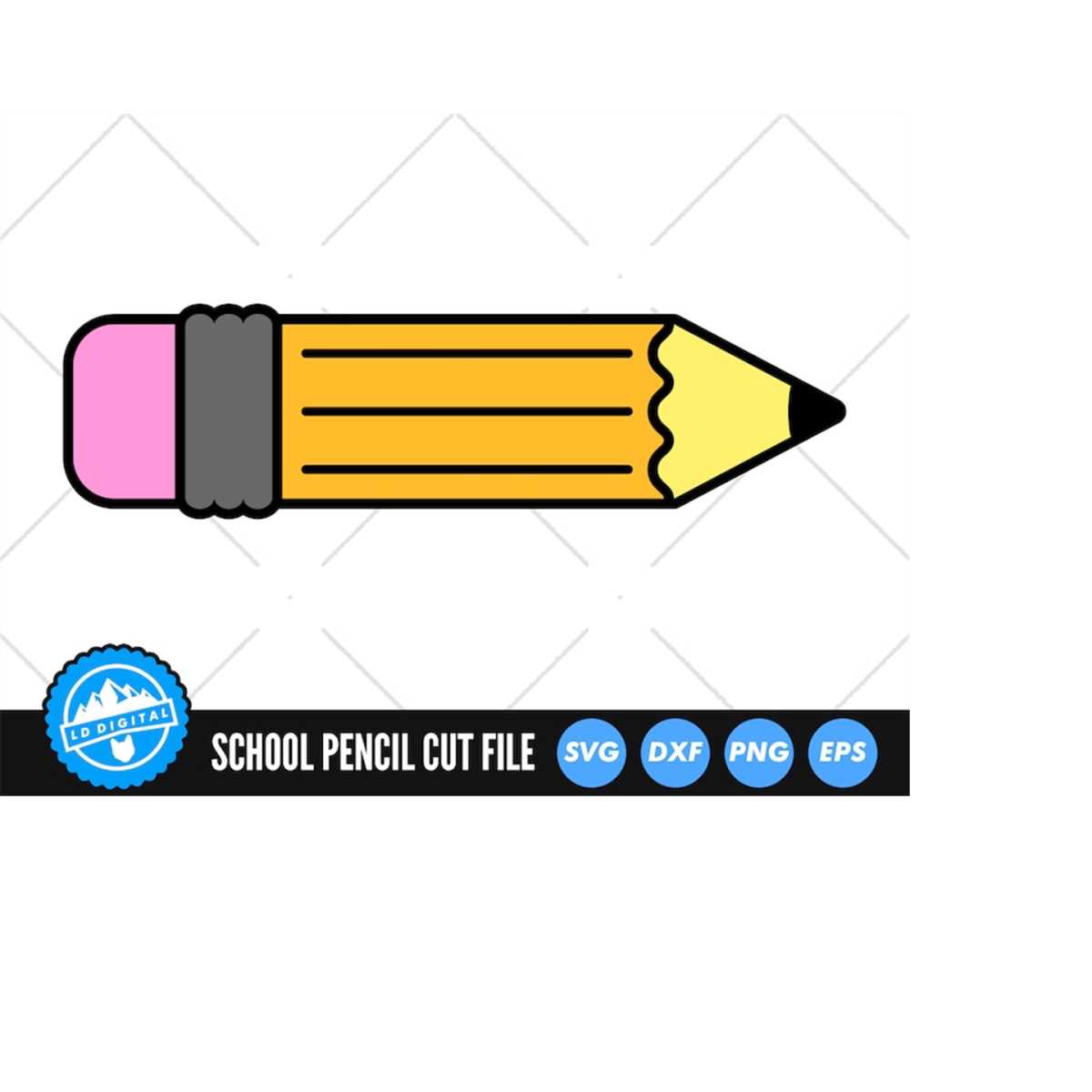 Pencil SVG Files | School Pencil SVG Cut Files | Teacher Cli - Inspire ...