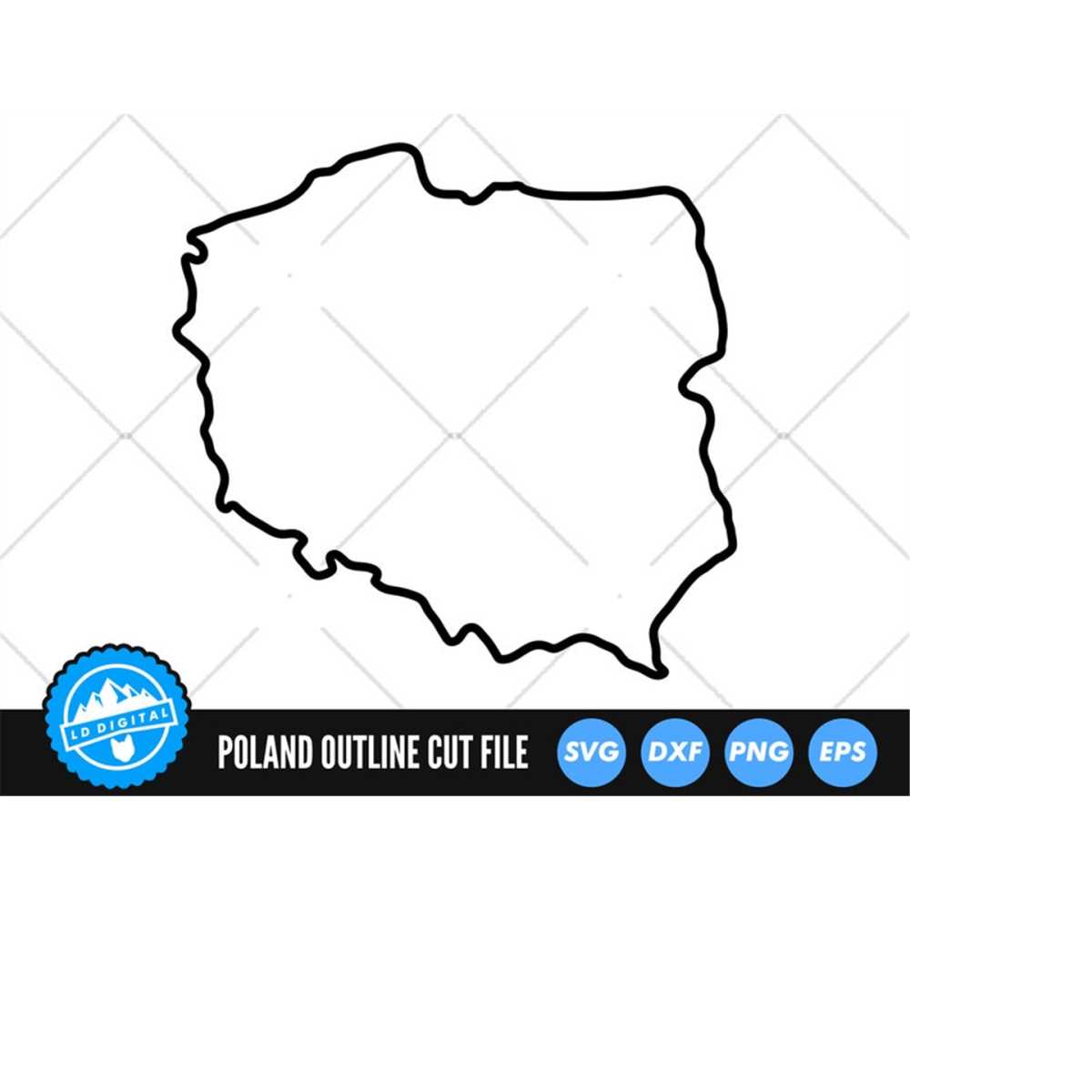 Poland SVG | Poland Cut Files | Poland Outline SVG | Poland - Inspire ...