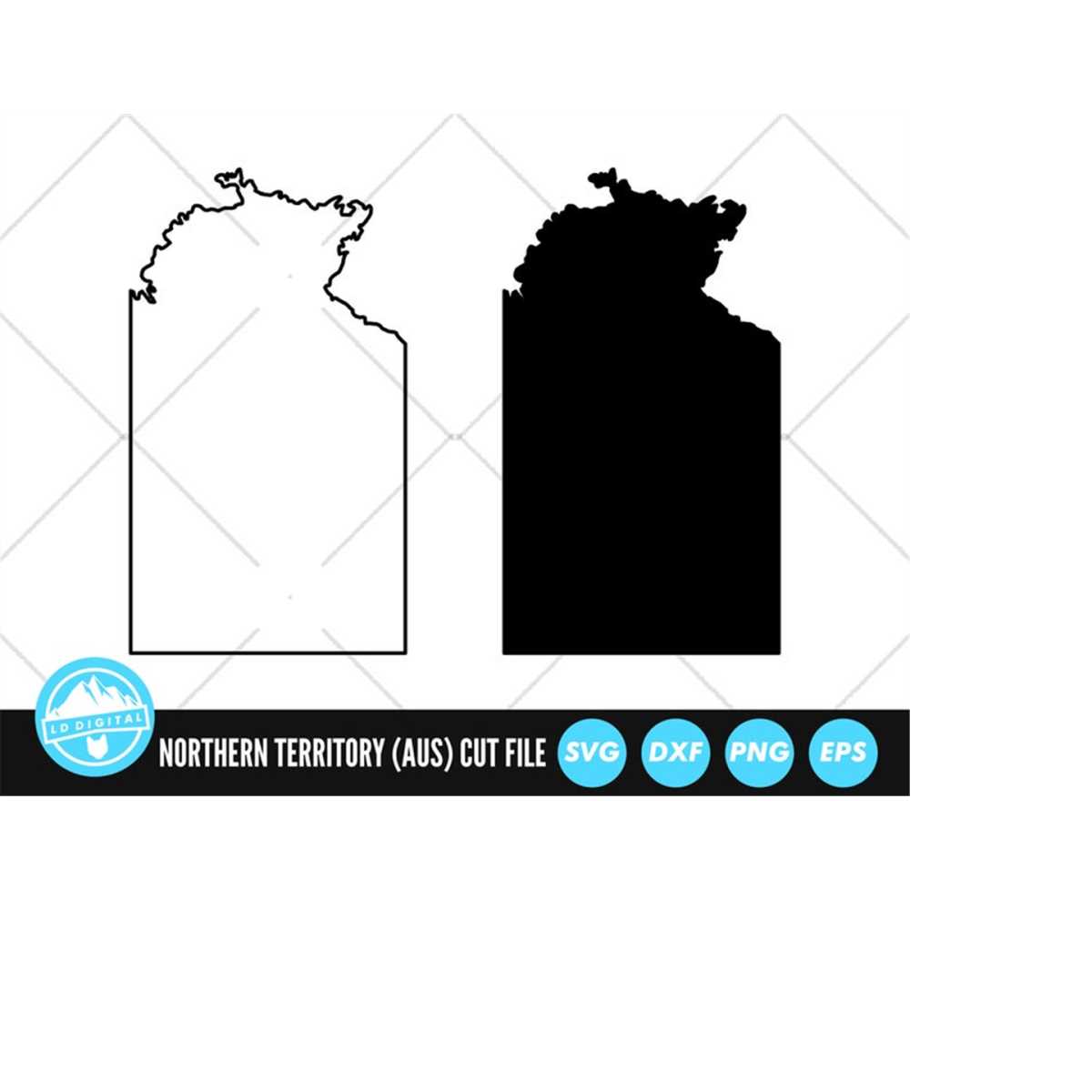 Northern Territory Outline SVG Files | NT Cut Files | Austra | Inspire ...