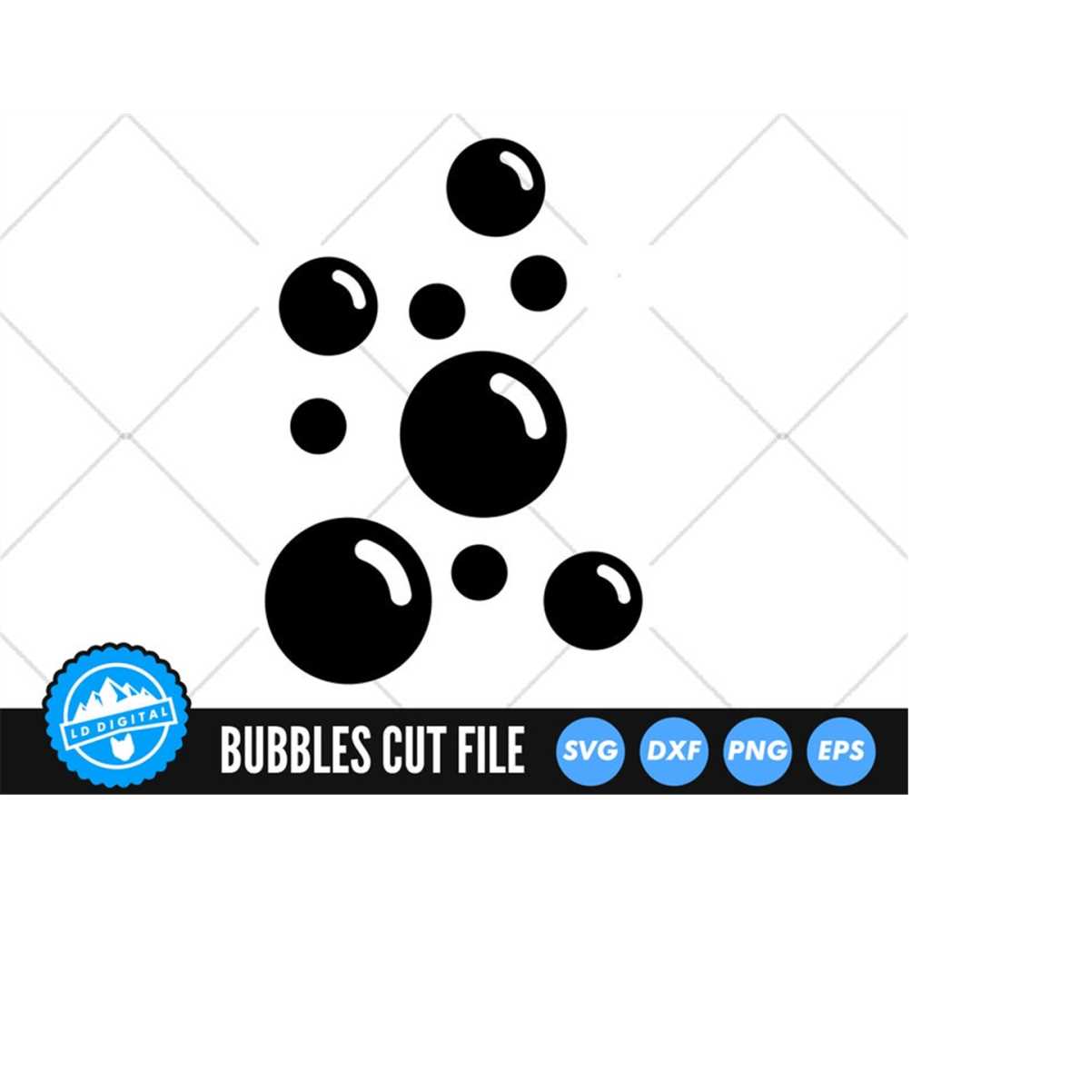 Bubble SVG Files | Bubbles Cut Files | Bath SVG Vector Files - Inspire ...