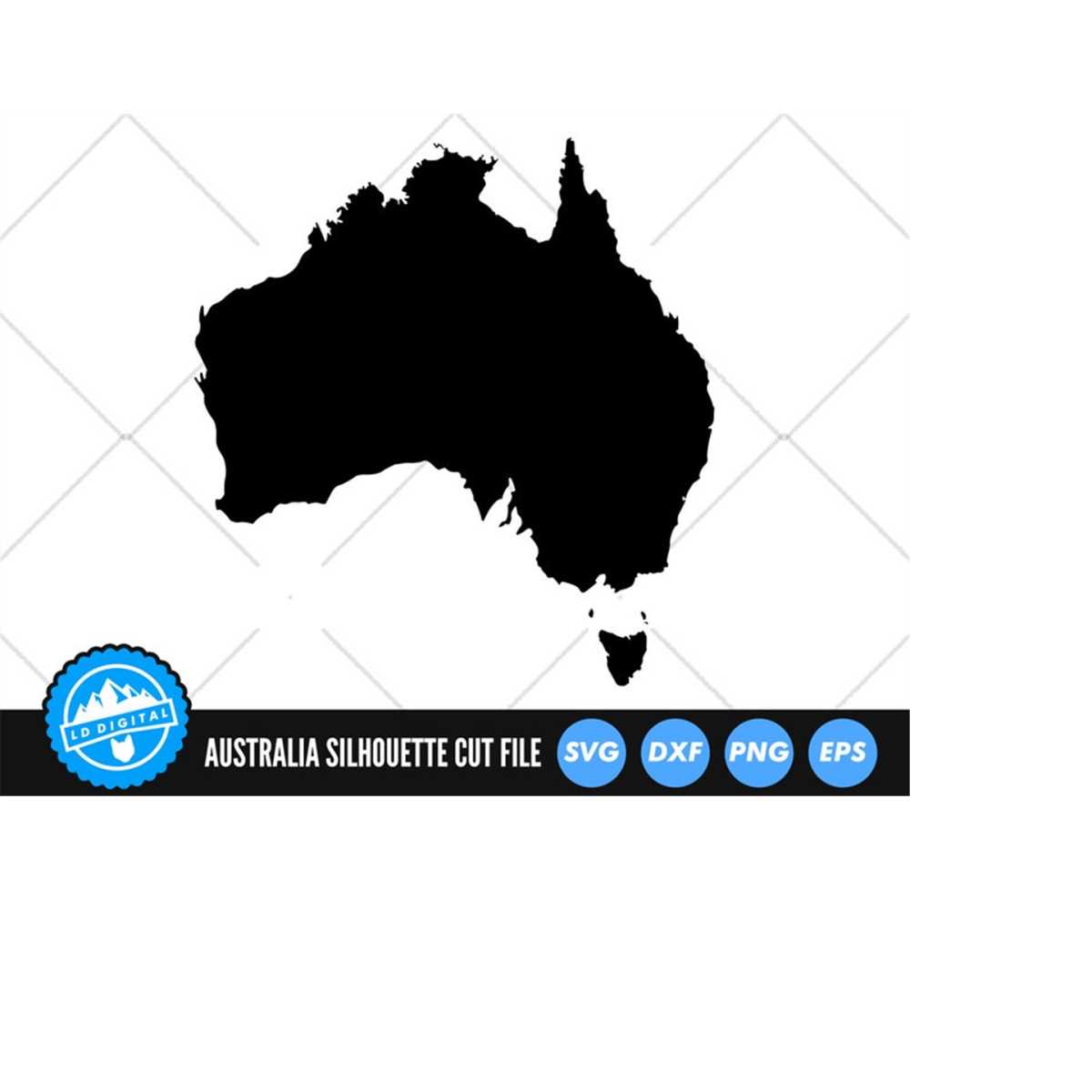 Australia SVG Files | Australian Map Cut Files | Australia V - Inspire ...