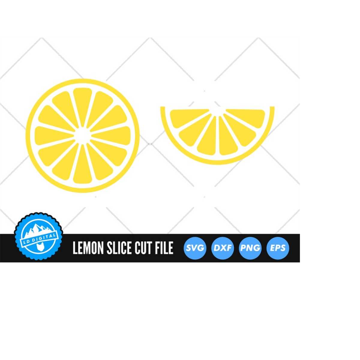 Lemon Slice SVG Files | Kawaii Fruit SVG Cut Files | Lemon F - Inspire ...