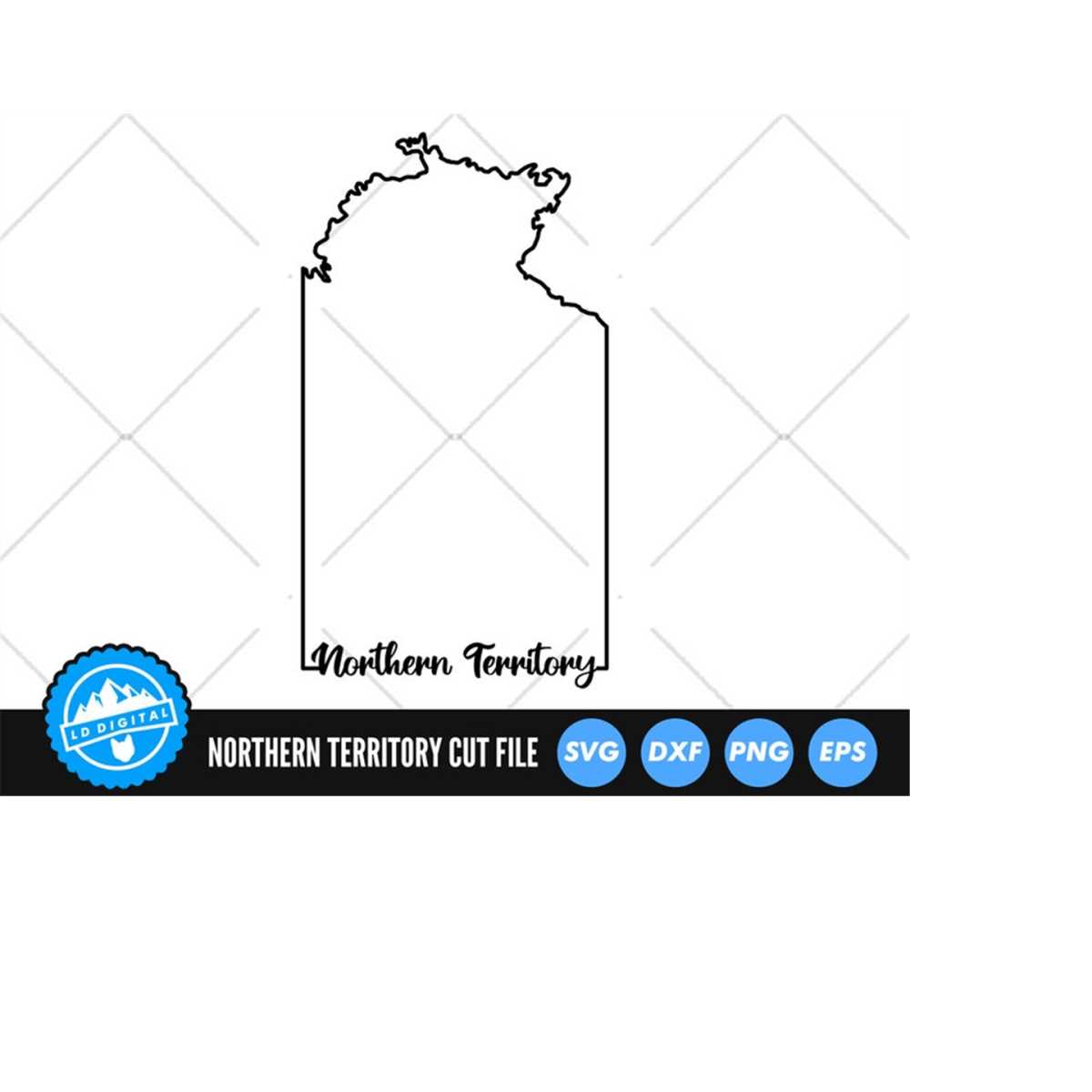 Northern Territory Outline SVG Files | NT Cut Files | Austra - Inspire ...