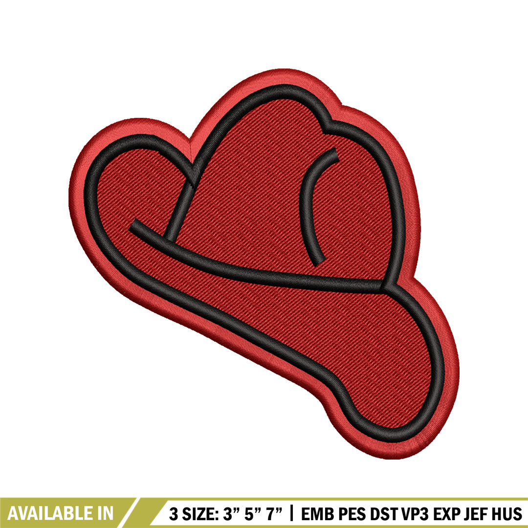 Red Hat embroidery design, Red Hat embroidery, logo design, | Inspire ...