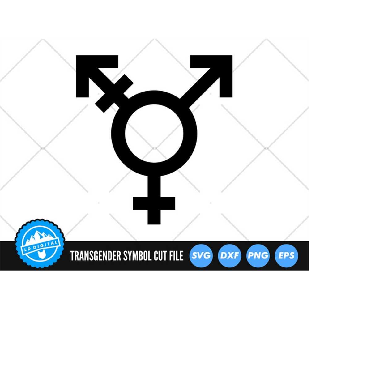 Transgender Symbol SVG Files | Pride SVG Cut Files | Transge | Inspire ...