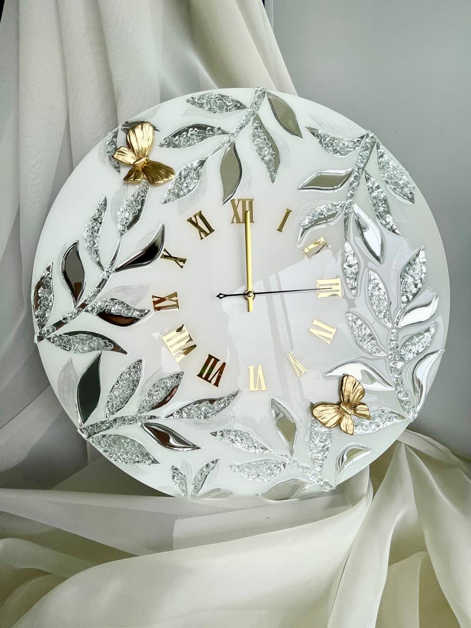 DIY Clock tutorial Luxury wall clock Wall decor Large round - Inspire ...