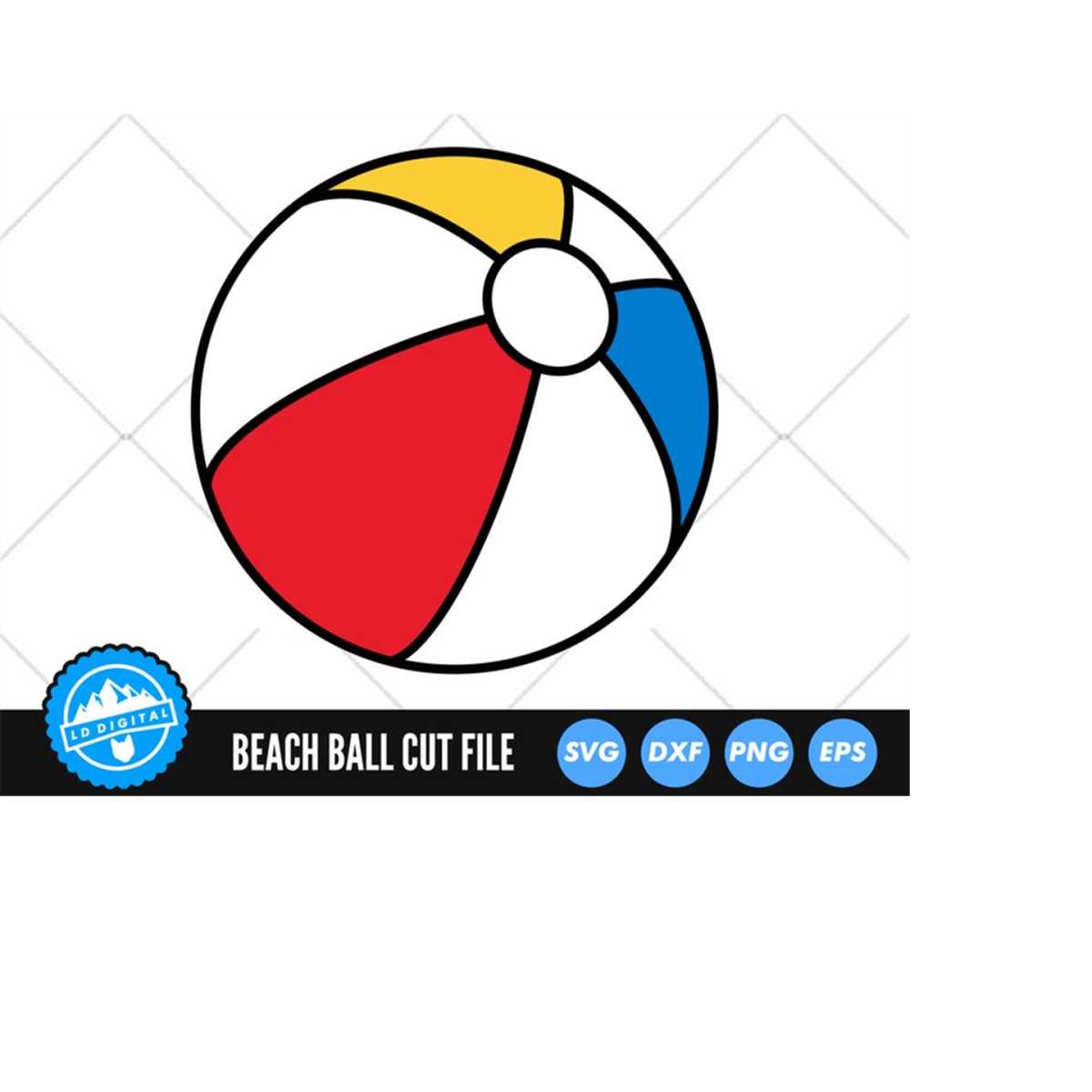 Beach Ball SVG Files | Beach Ball Cut Files | Summer Beach S - Inspire ...