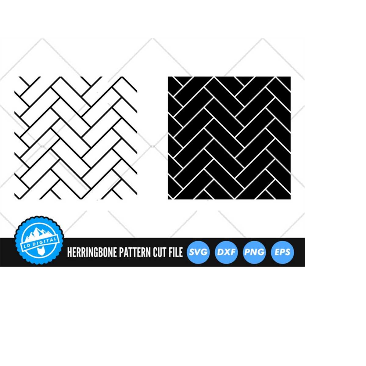 Herringbone Pattern SVG Files | Seamless Herringbone Pattern - Inspire ...