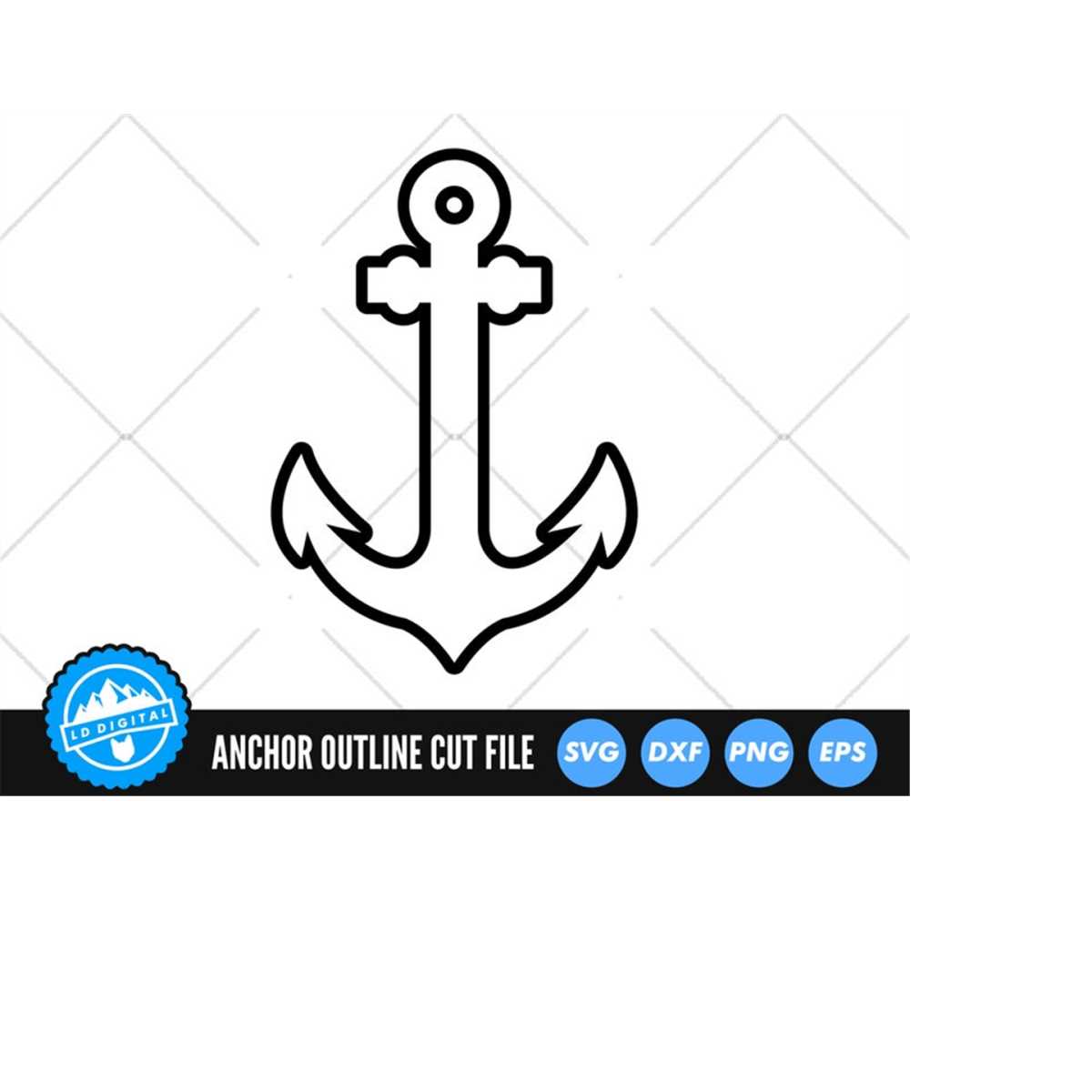 Anchor SVG Files | Anchor Cut Files | Anchor Vector Files | - Inspire ...