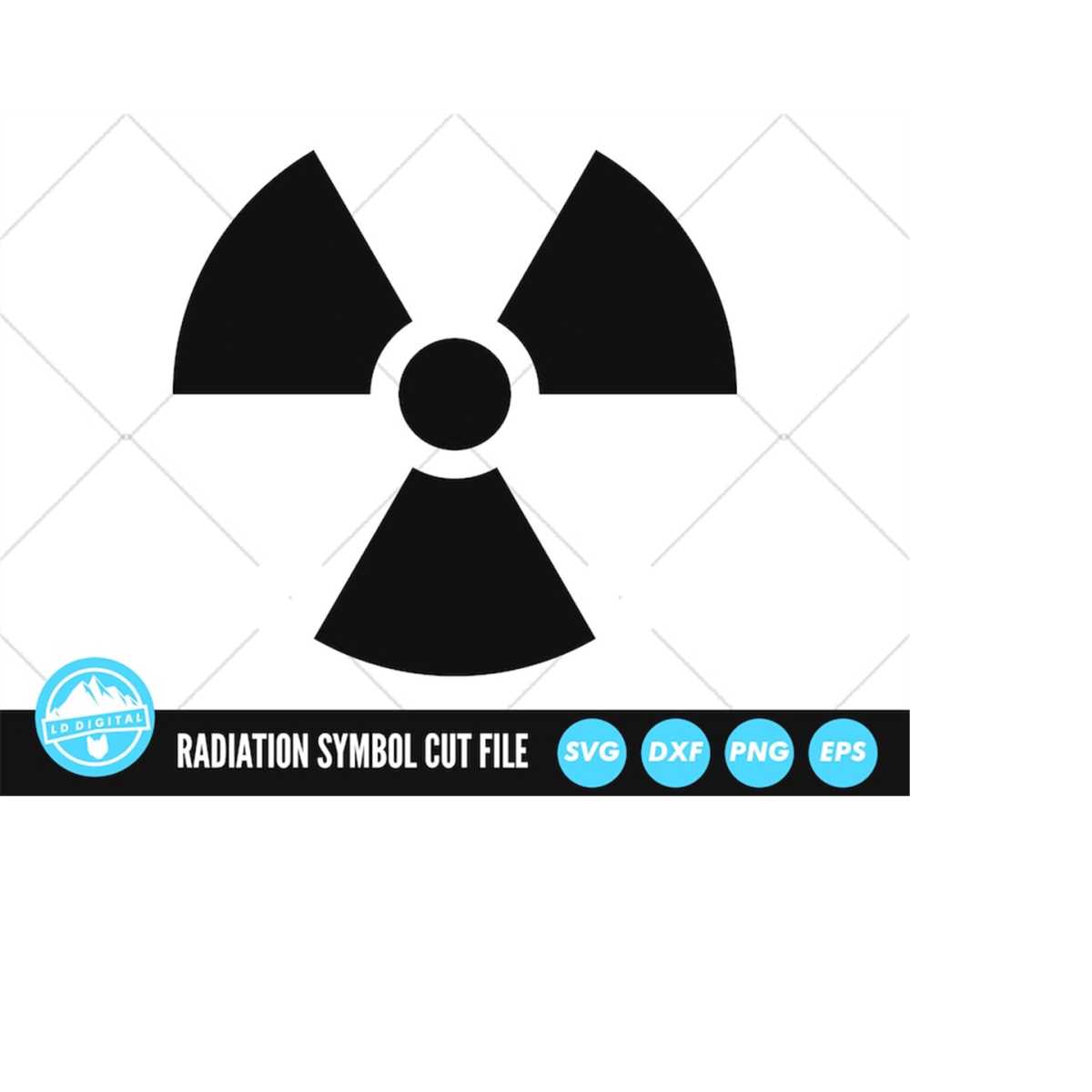 Radiation Symbol SVG Files | Radiation Symbol Cut Files | Ra - Inspire ...