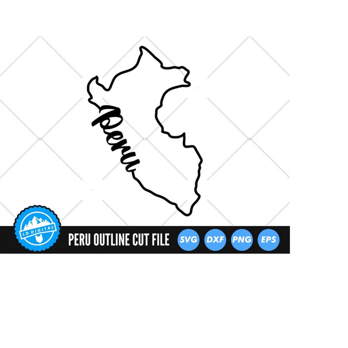 Peru SVG | Peru Cut Files | Peru Outline SVG | Peru Silhouet - Inspire ...
