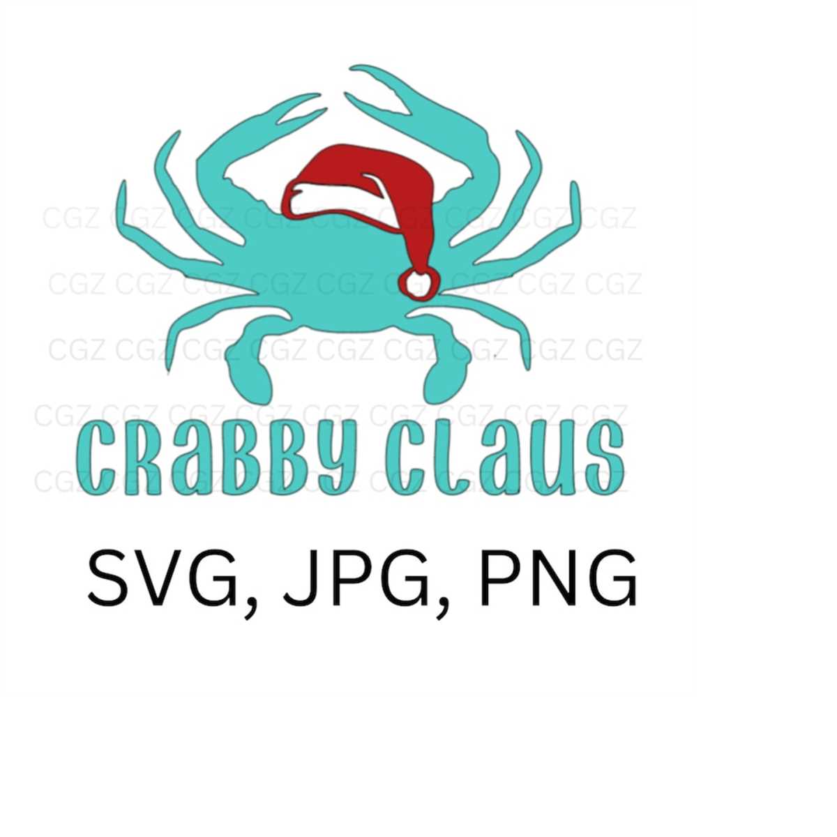 Crab SVG, Blue Crab, SVG, Crab png, Christmas Beach Svg,Sant | Inspire ...