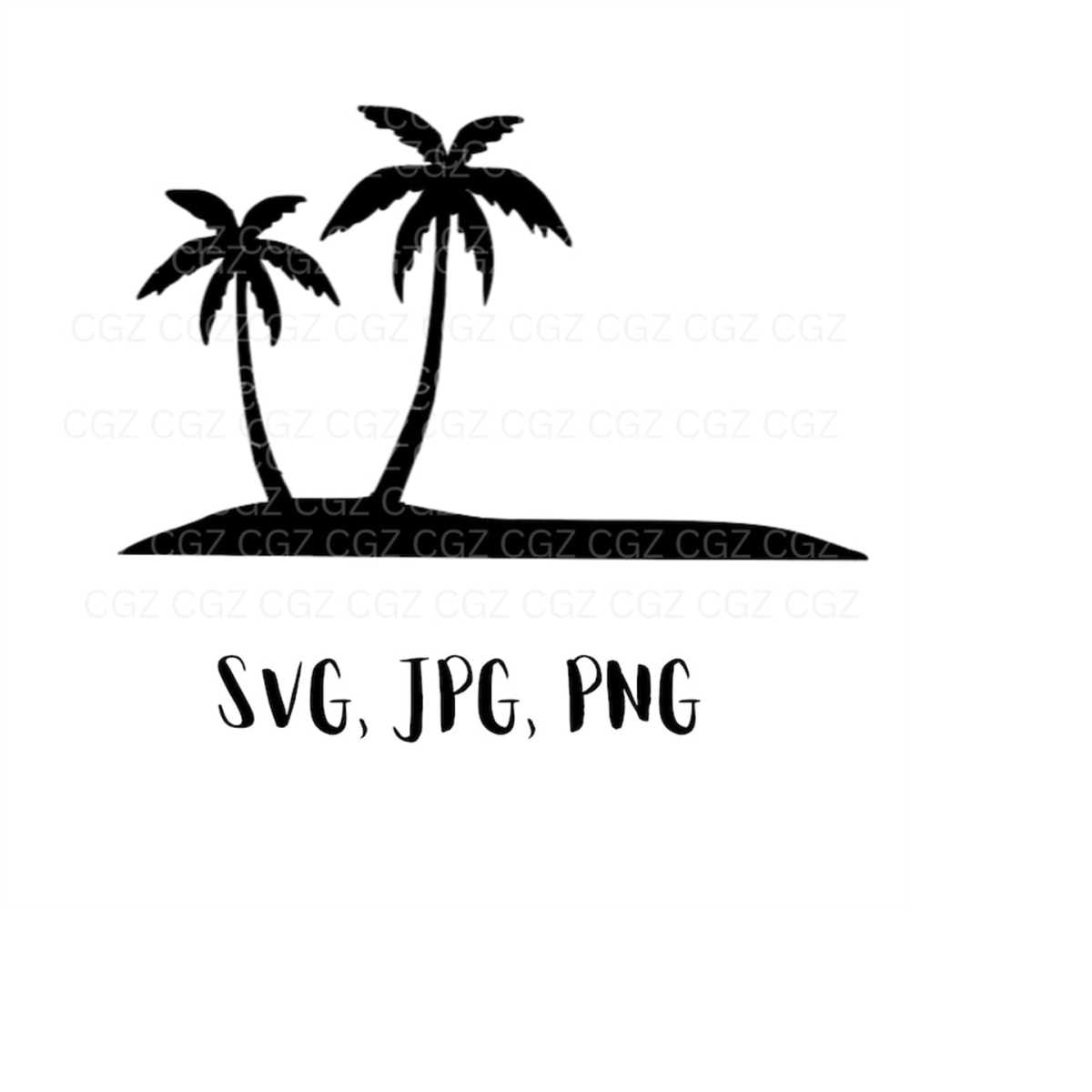 Palm Tree Svg/Tree Svg/Palm Tree Instant Download/Palm Tree | Inspire ...
