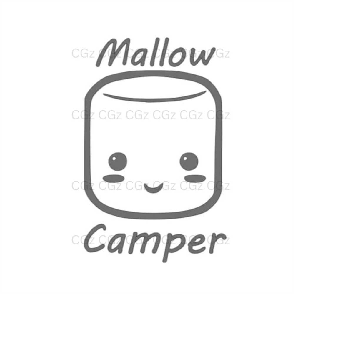 Camping SVG, PNG, JPEG, Marshmallow, Mallow Camper, Digital - Inspire ...