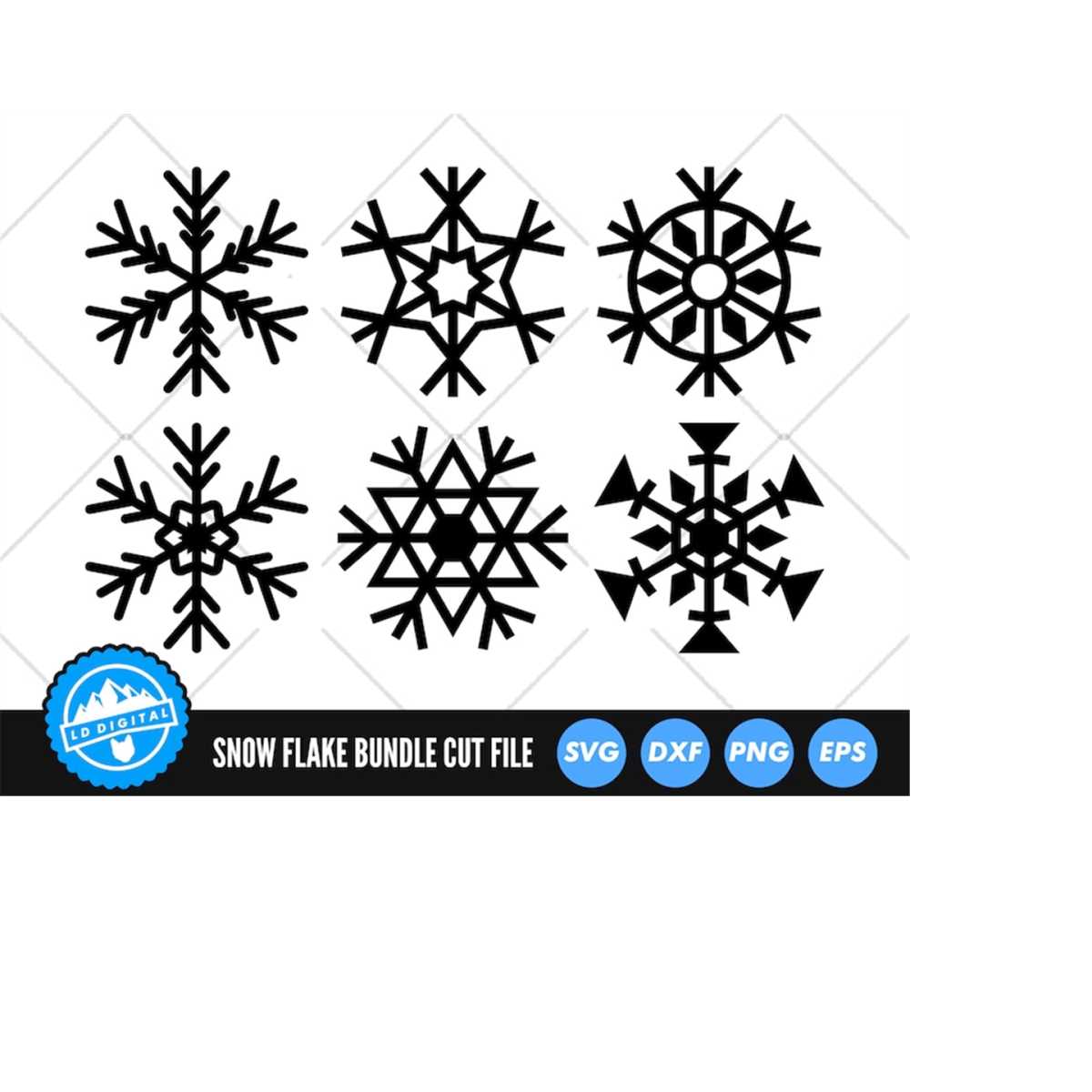 Snowflake SVG Files | Winter Cut Files | Christmas Files | S - Inspire ...