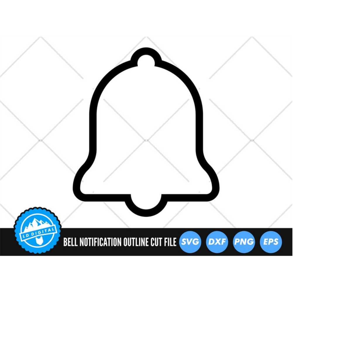Bell Notification SVG Files | Alarm Bell SVG Cut Files | Bel - Inspire ...