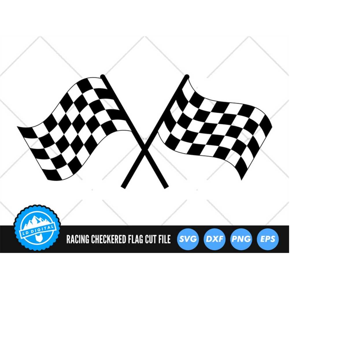 Racing Flag SVG Files | Checkered Flag Cut Files | Race Flag | Inspire ...