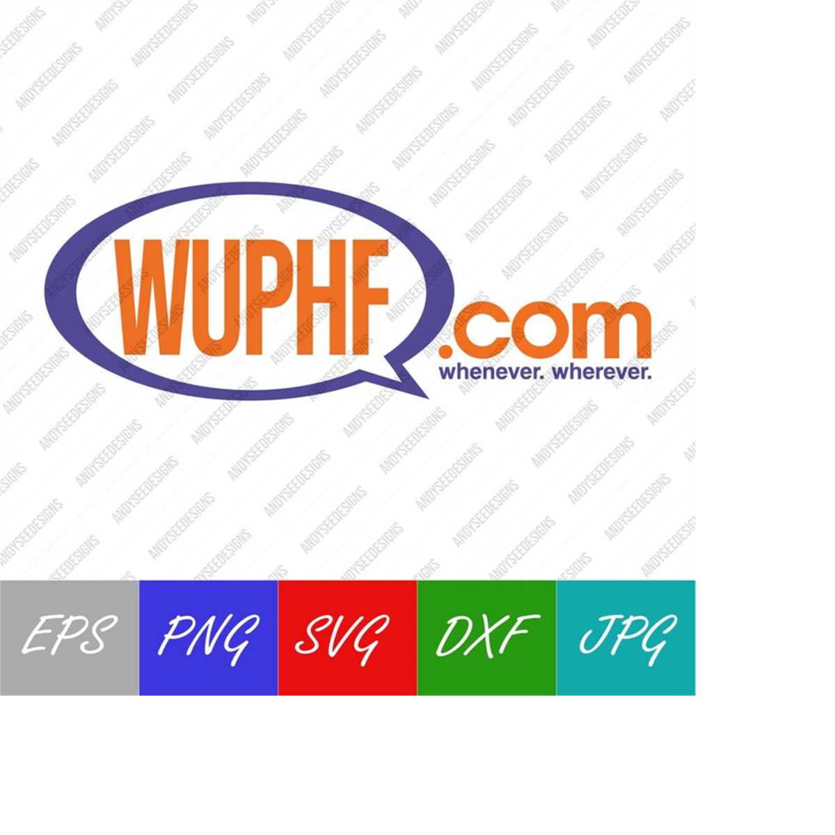 WUPHF SVG Logo From The Office Vector Digital Download SVG, - Inspire ...