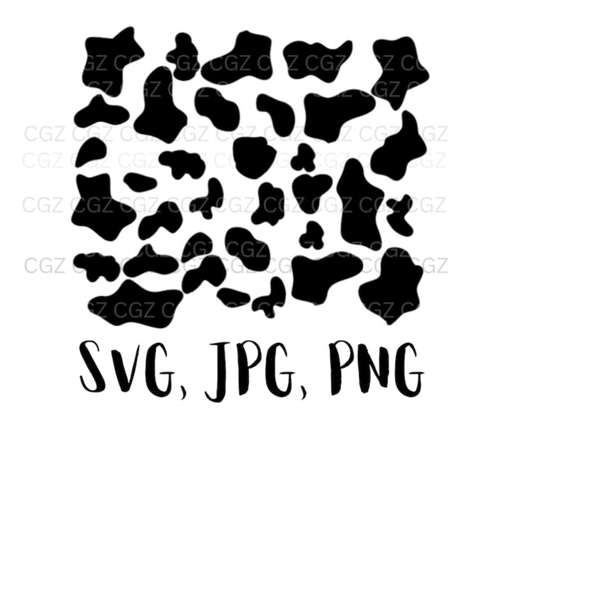 COW Pattern SVG, Cow pattern clipart, COW pattern cut files - Inspire Uplift