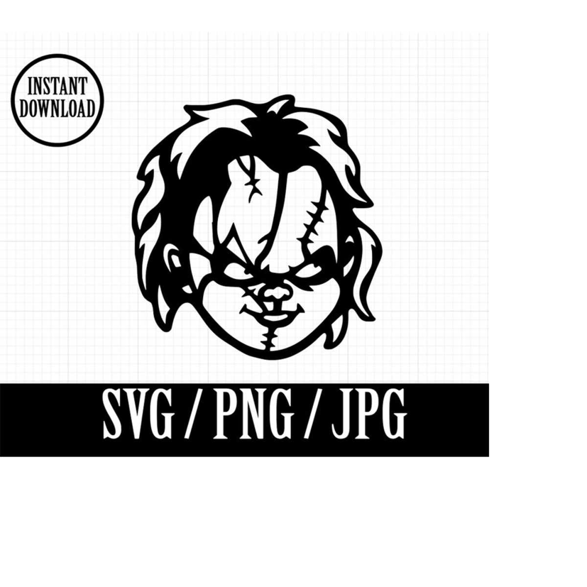 CHUCKY Scary Movie HORROR - SVG, Png, Jpg - Instant File Dow - Inspire ...