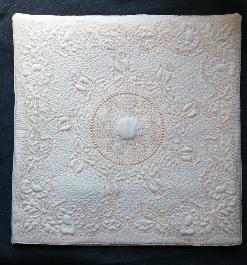 Machine Embroidery Design roses in trapunto technique in fou - Inspire ...