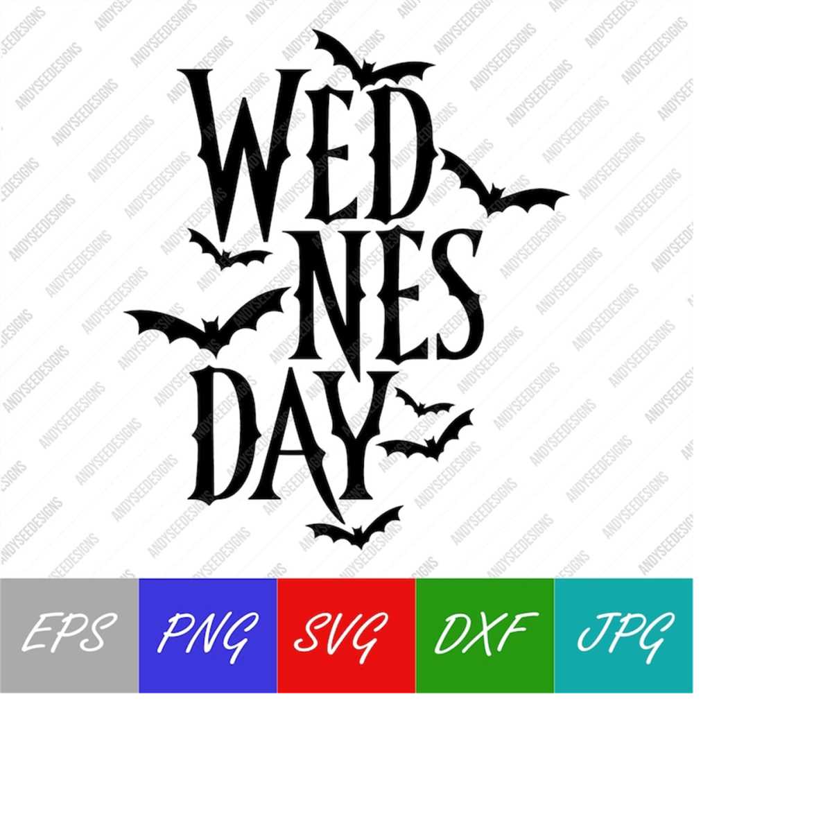 Wednesday Addams Logo Vector Digital Download SVG, EPS, Png, - Inspire ...
