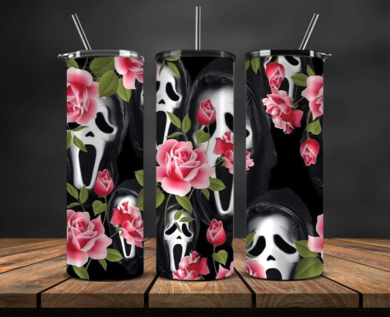 Halloween 20oz Tumbler Wrap ,Horror films Tumbler Wrap PNG, | Inspire ...