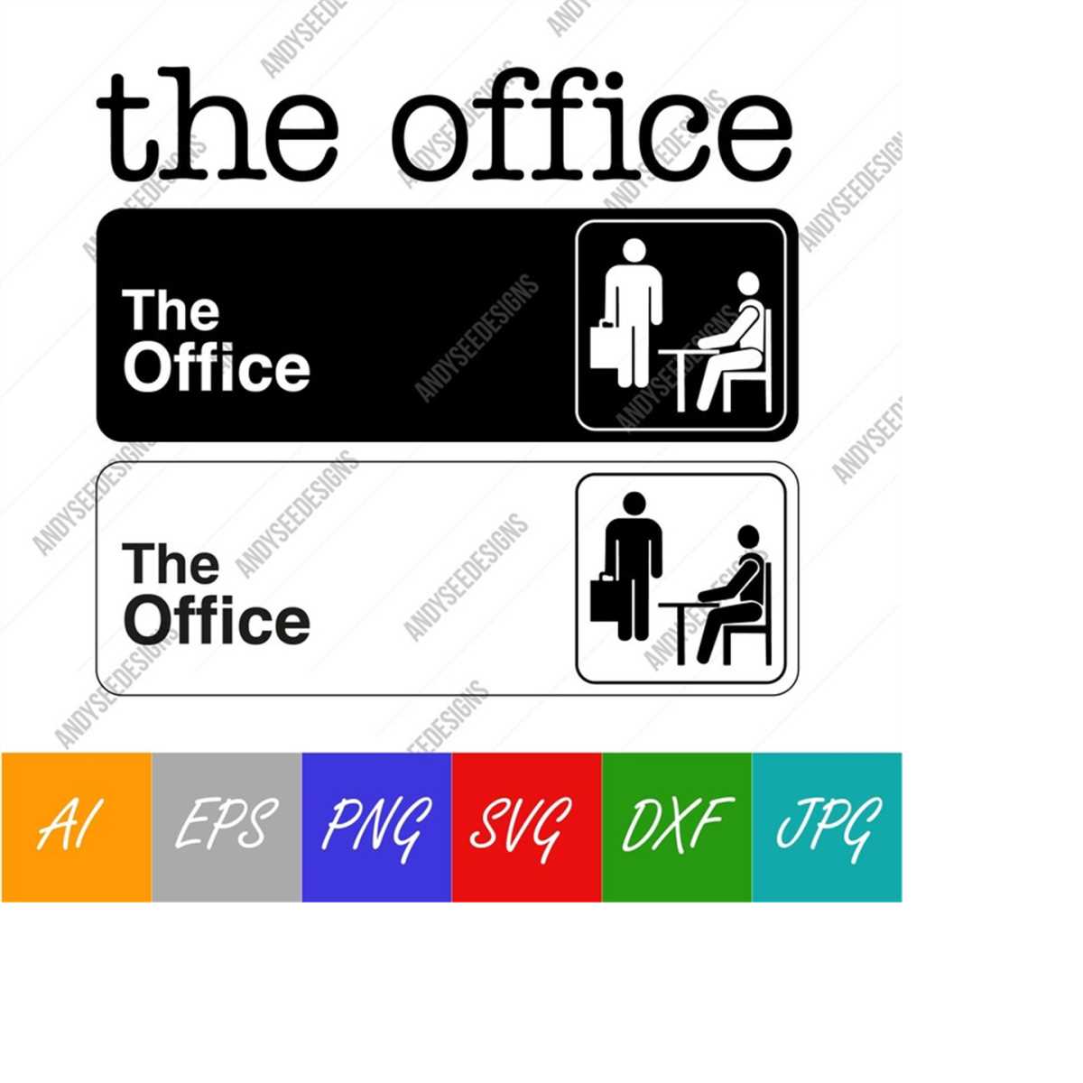 The Office Logo Sign Vector Digital Download SVG, Ai, EPS, P - Inspire ...