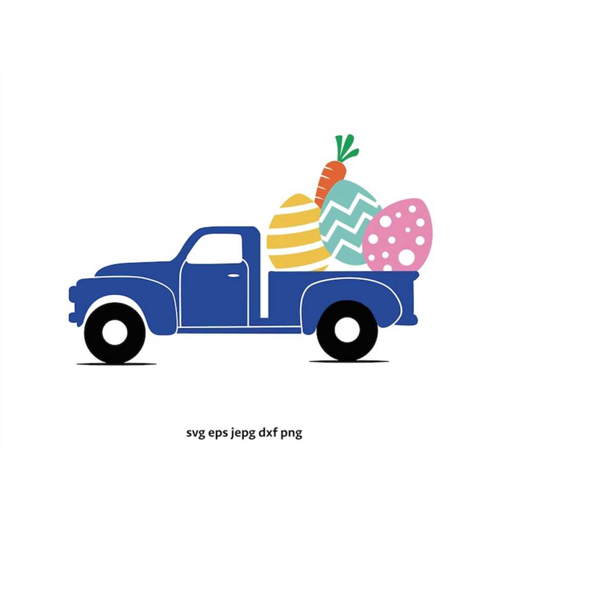 easter svg, old truck Svg, carrot Ears svg, eggs svg, Easte - Inspire ...