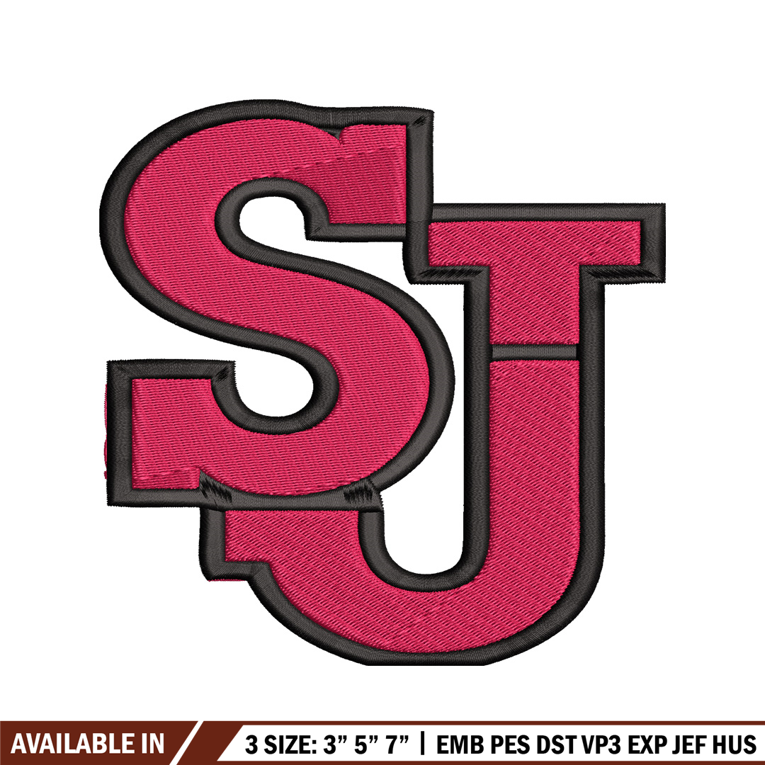 St John's Red Storm embroidery design, St John's Red Storm e | Inspire ...