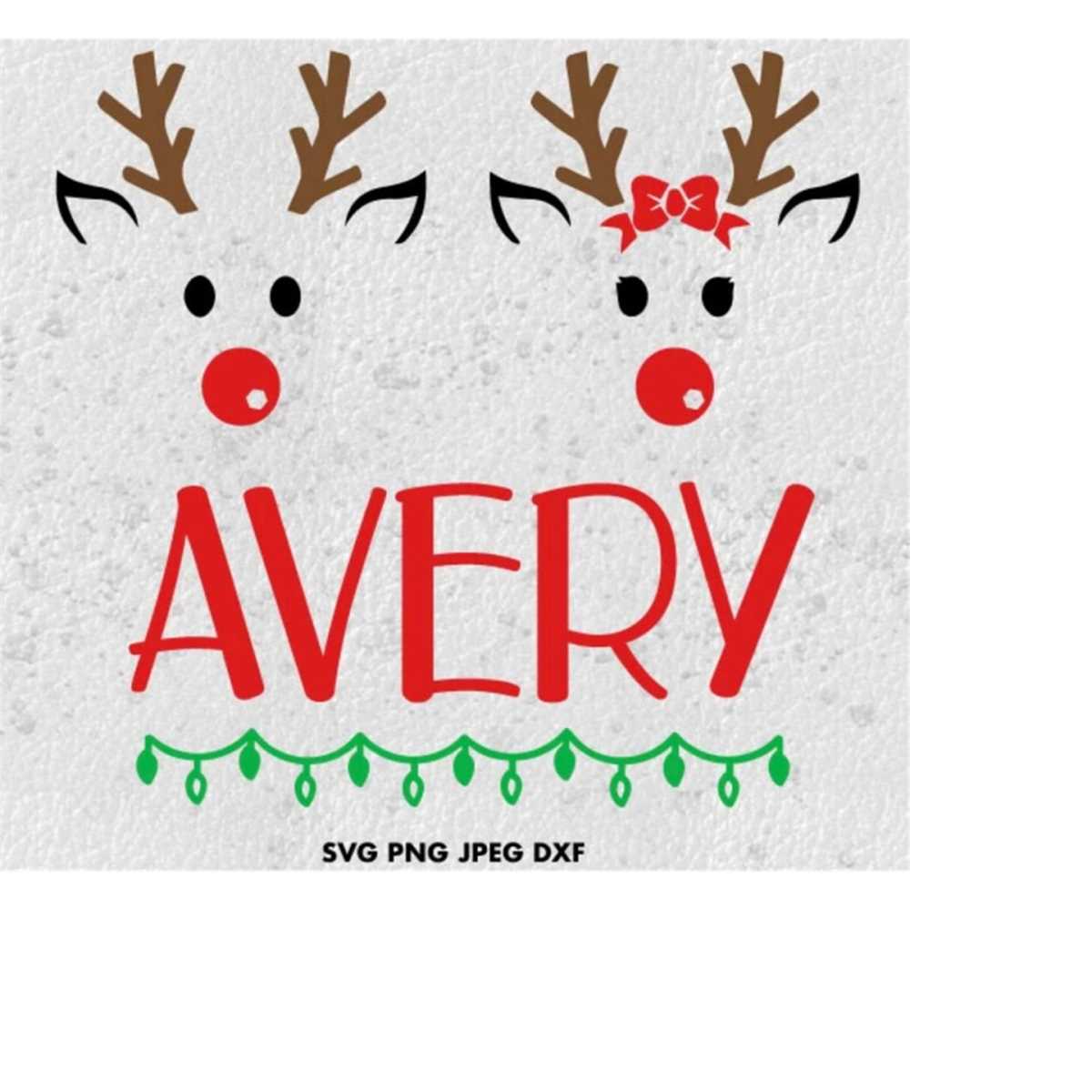 Avery Reindeer SVG, christmas Avery Reindeer SVG,Reindeer fa - Inspire ...