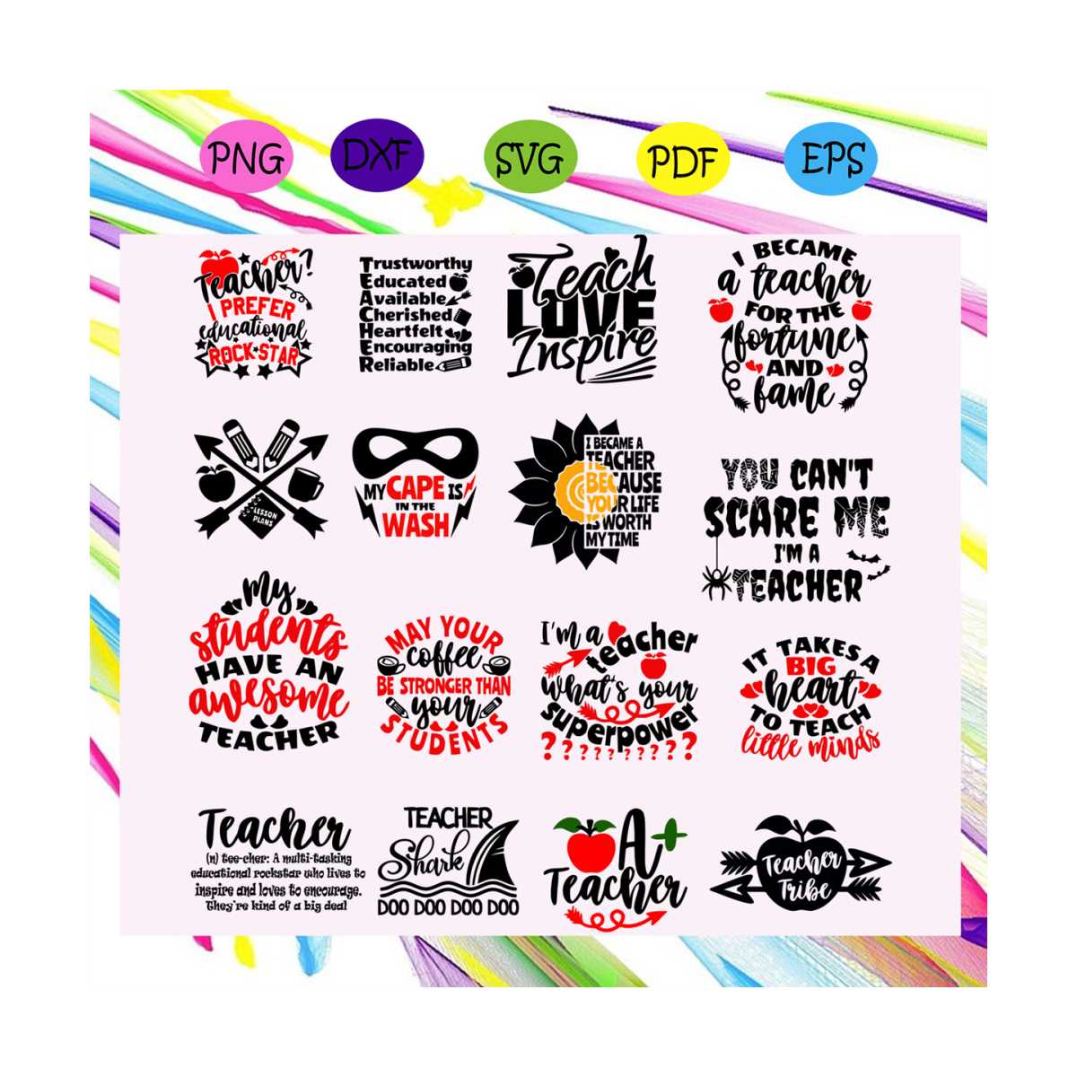 Best Teacher bundles svg, Teacher gift, Teacher appreciation | Inspire ...