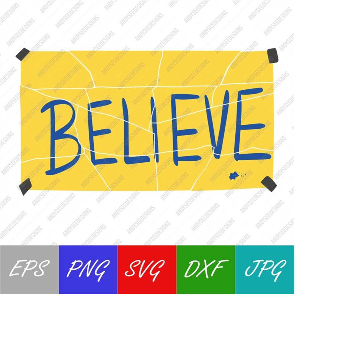 Believe Ripped SVG, Believe Ripped Sign, Believe Ripped Post - Inspire ...