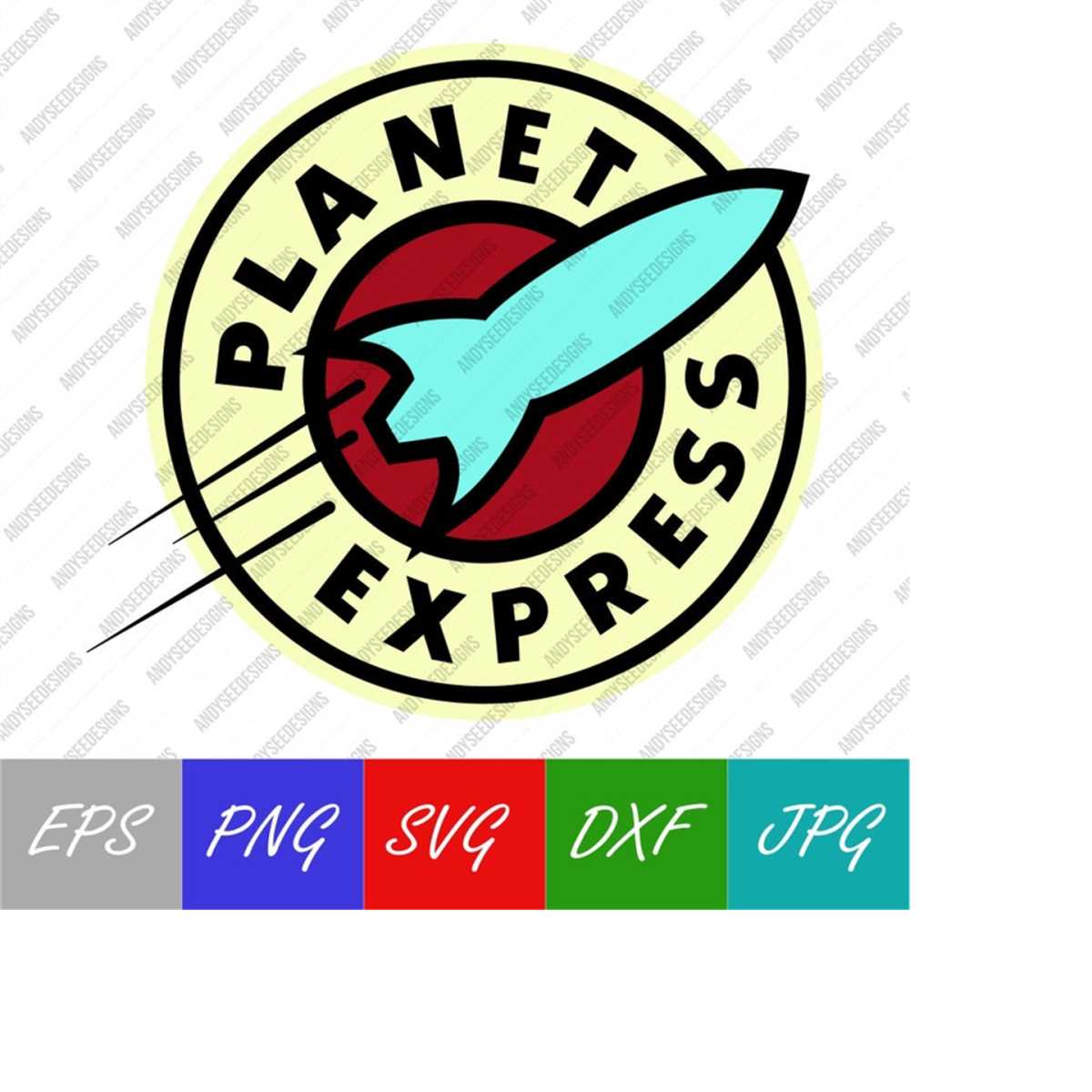 Planet Express Logo Vector Digital Download SVG, EPS, Png, J | Inspire ...