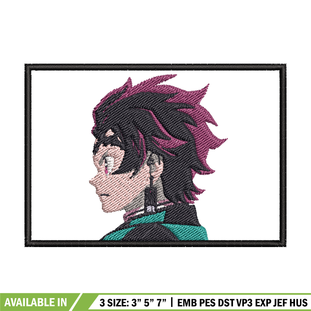 Tanjiro head embroidery design, Tanjiro embroidery, Anime de | Inspire ...